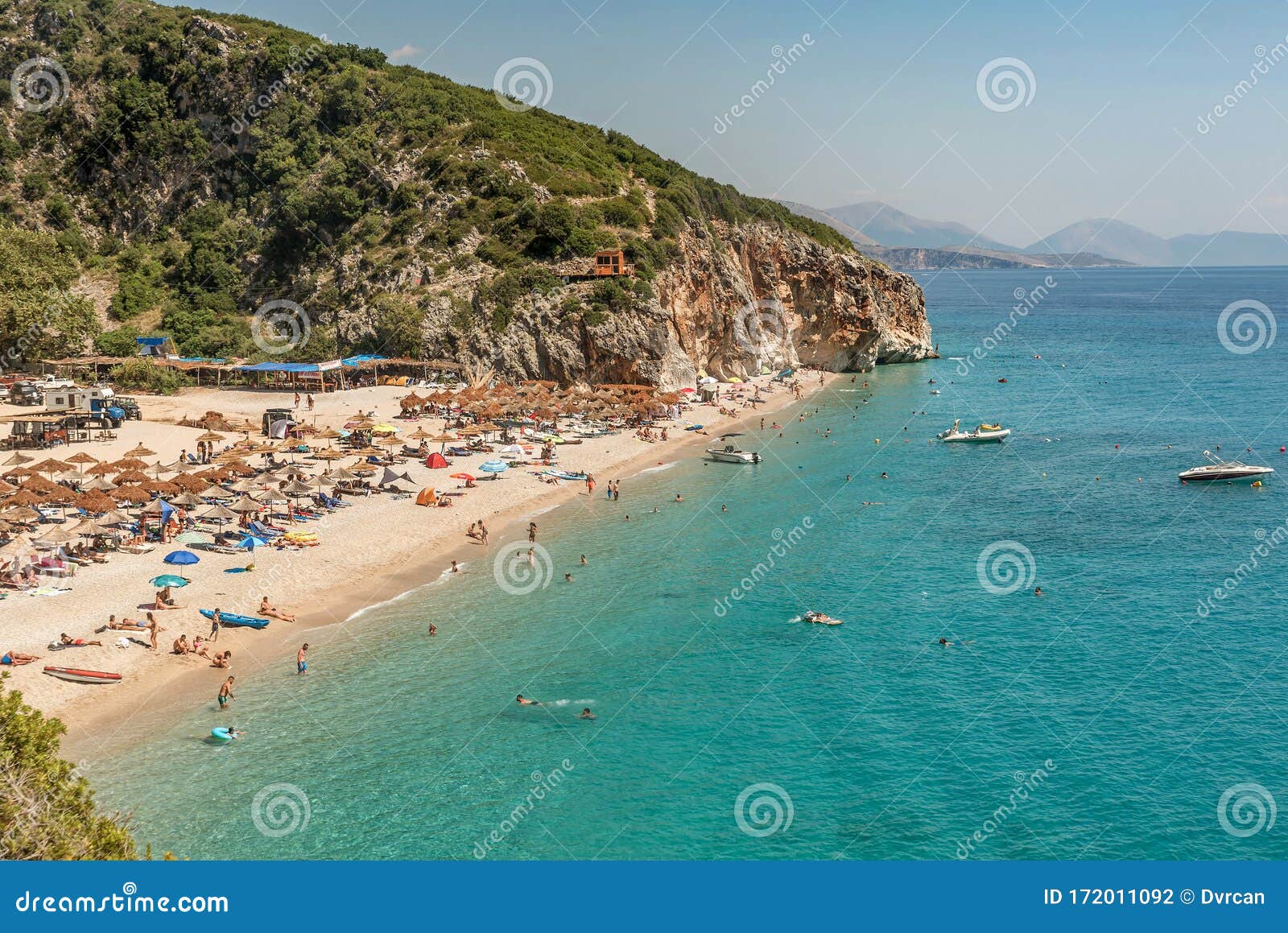 Himare Beach And Promenade - Vlore, Albania Editorial Photo ... Himare Beach And Promenade - Vlore, Albania Editorial Photo ...