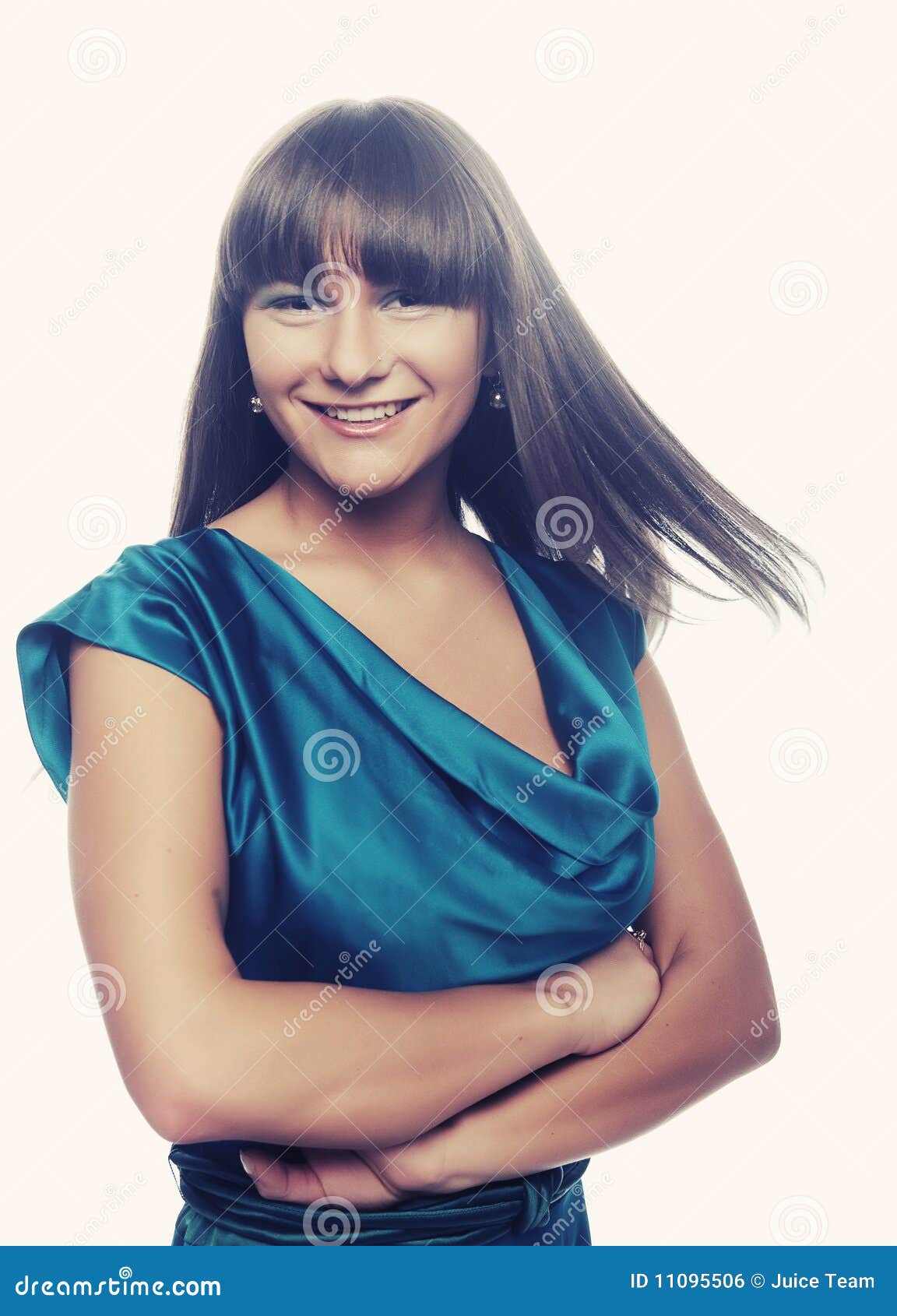 Beautiful glamor girl stock photo. Image of body, eyes - 11095506