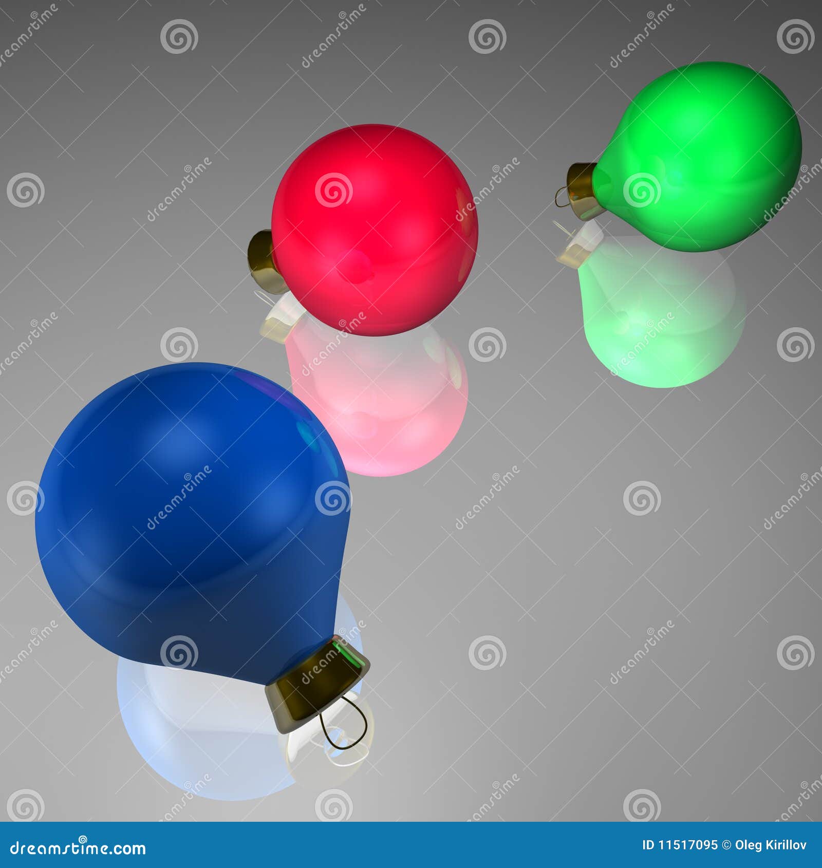 Beautiful glass balls stock illustration. Illustration of ornament ...
