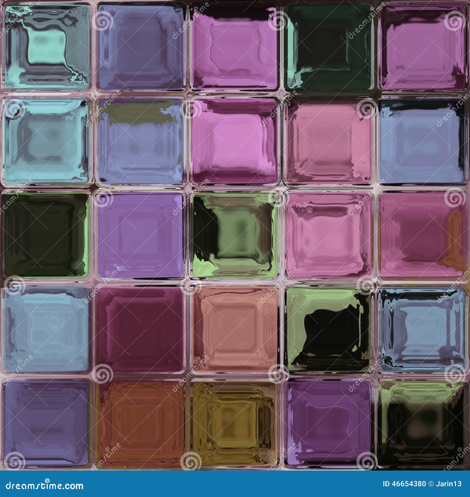 Beautiful Glass Tiles Seamless Texture Stock Illustration ...