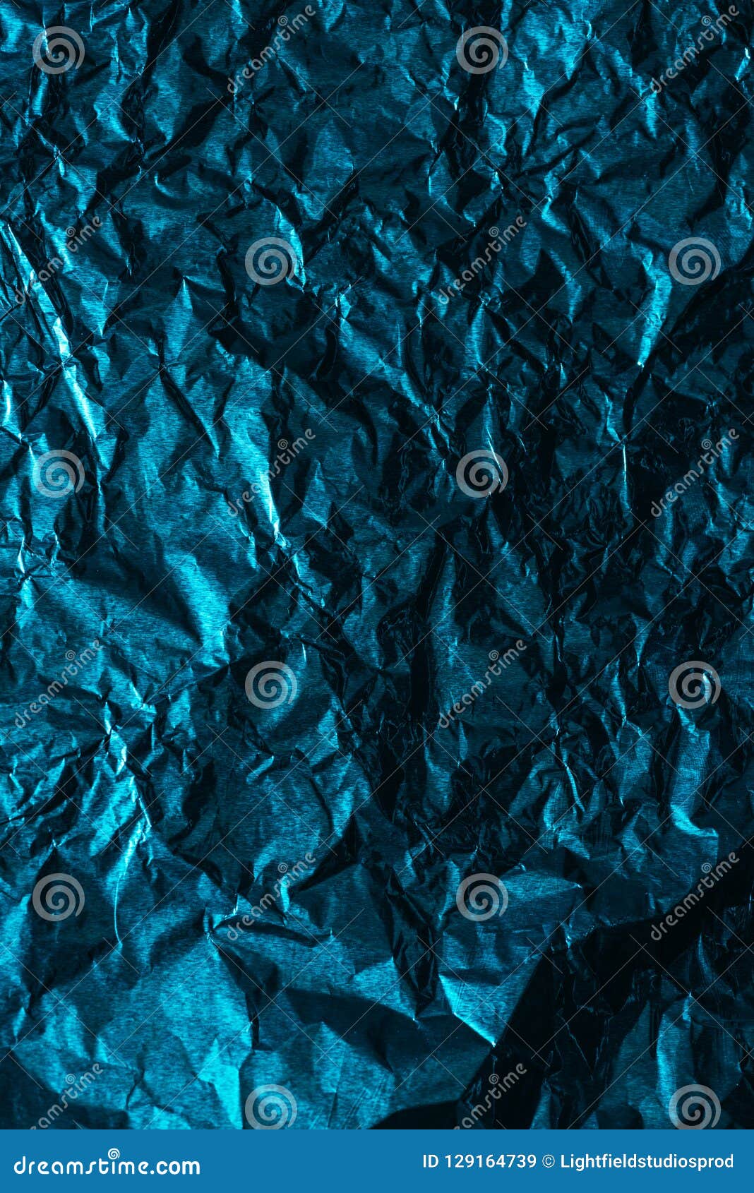 Beautiful Glittering Abstract Crumpled Blue Foil Stock Image - Image of ...