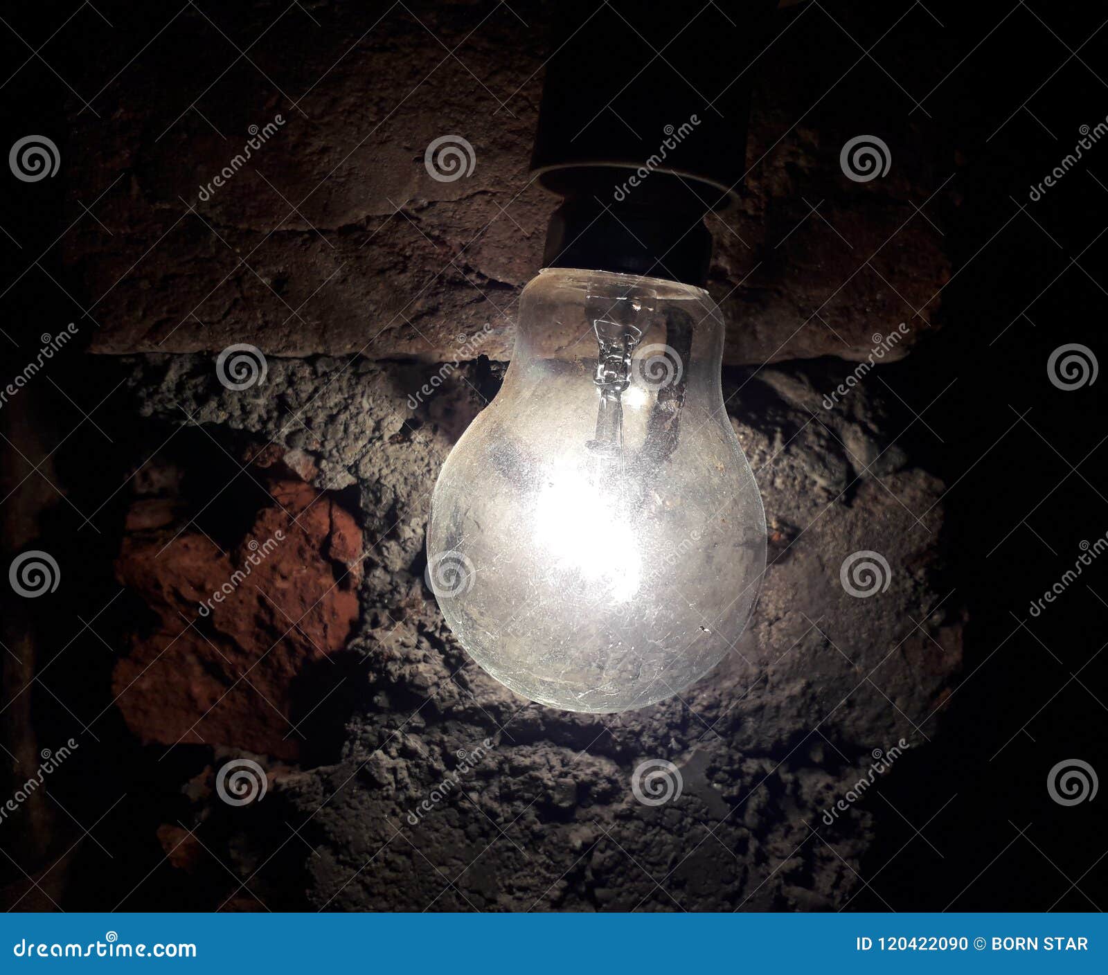 Beautiful Glowing Bulb stock photo. Image of epic, light - 120422090