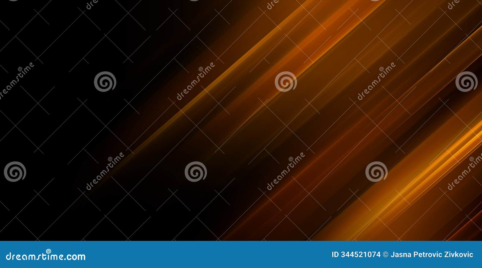 Glowing Gold Speed Line, Horizontal Light Rays, Flash Stock ...