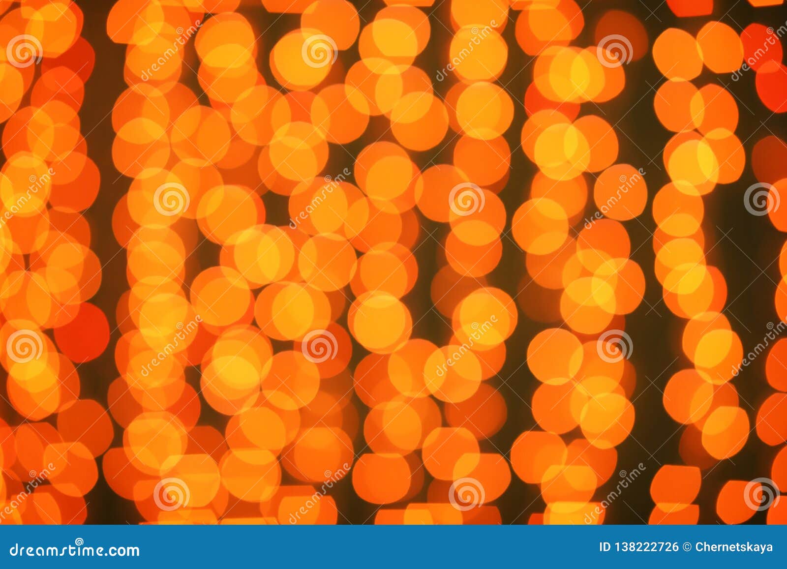 Beautiful Gold Lights on Dark Background. Stock Photo - Image of lights ...