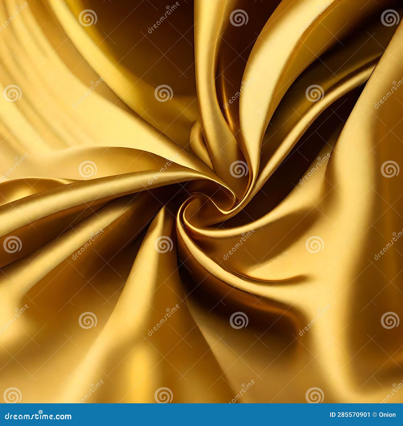 Gold Silk Cloth - Ai Generated Image Stock Illustration - Illustration ...