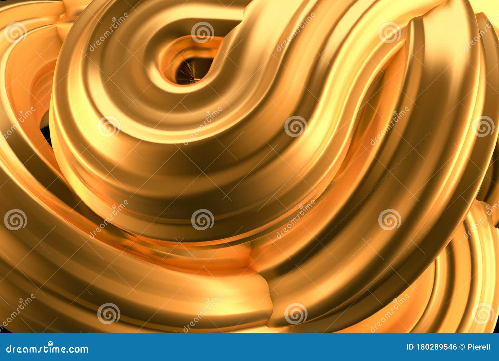 Beautiful Golden Background. 3d Illustration, 3d Rendering Stock ...
