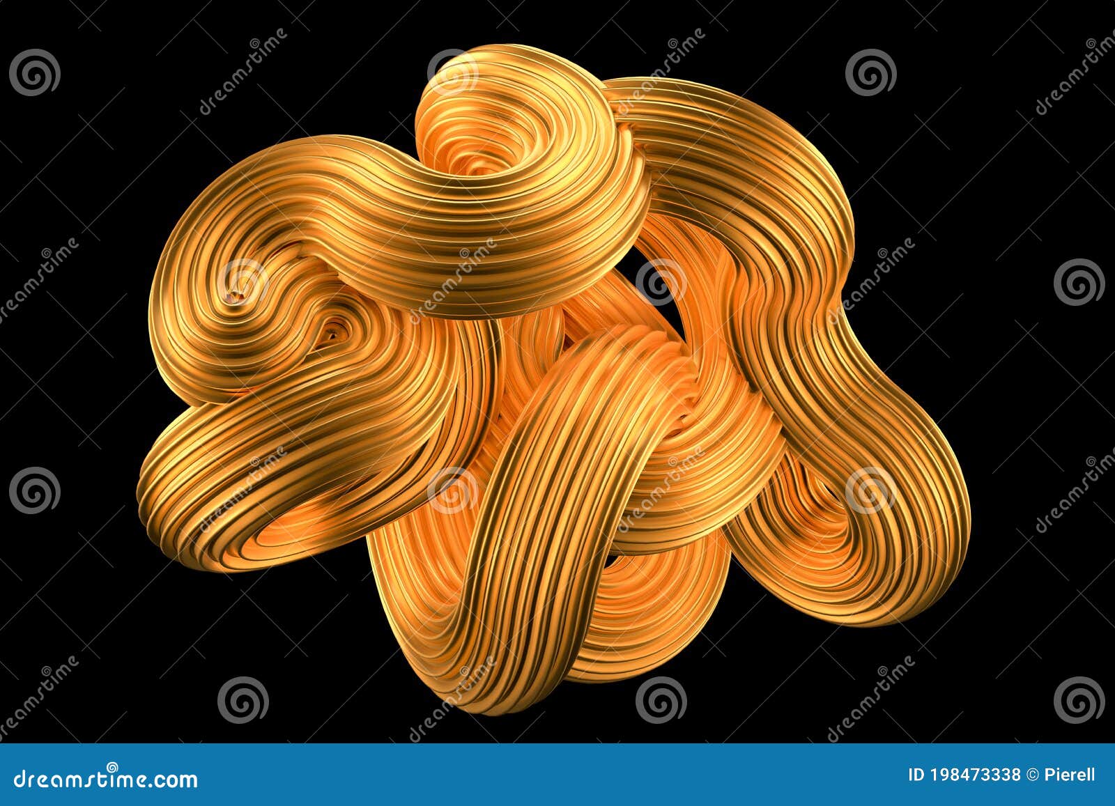 Beautiful Golden Background. 3d Illustration, 3d Rendering Stock ...