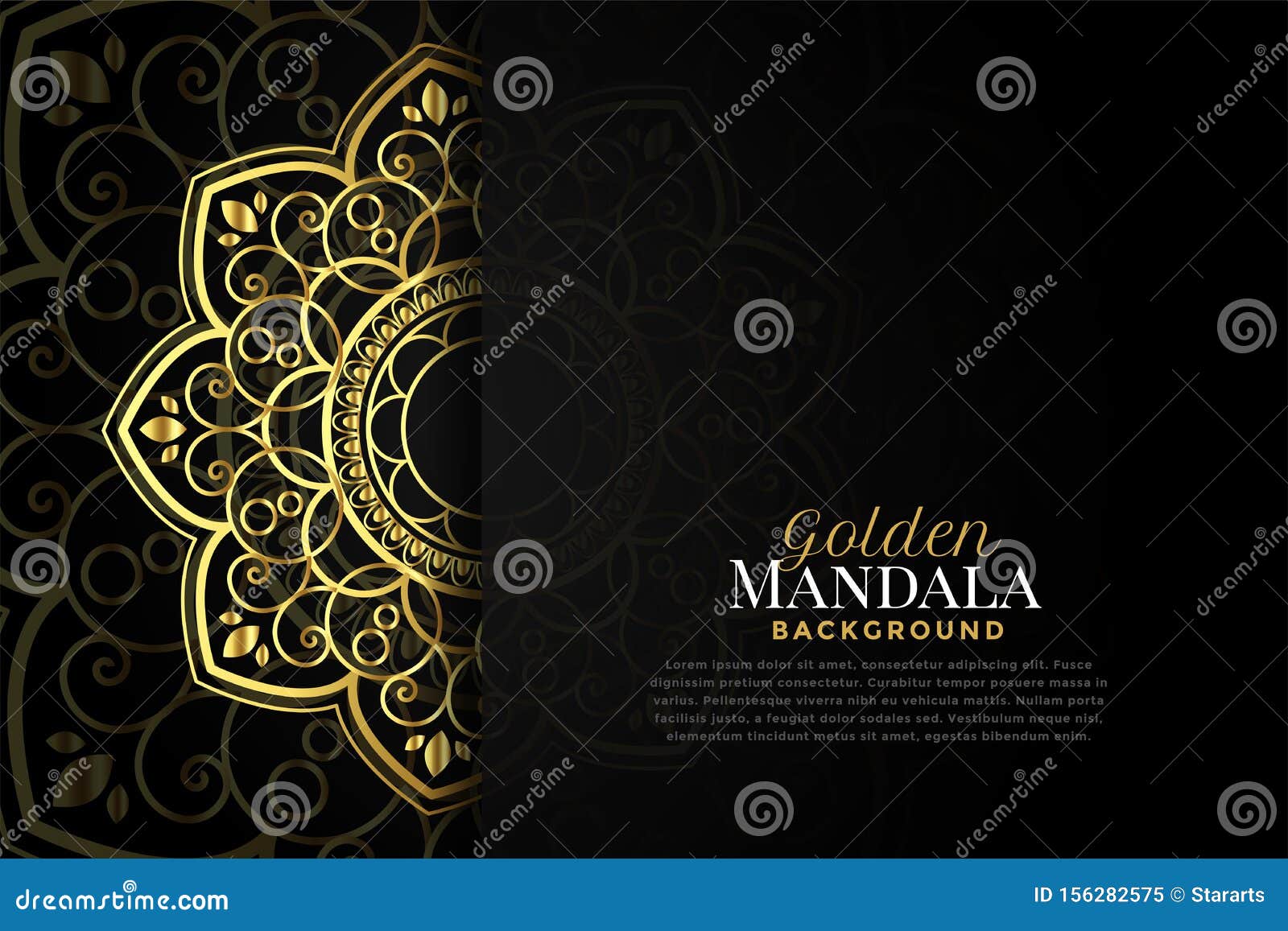 Mandala With Text Thank You, Black And White Illustration ...