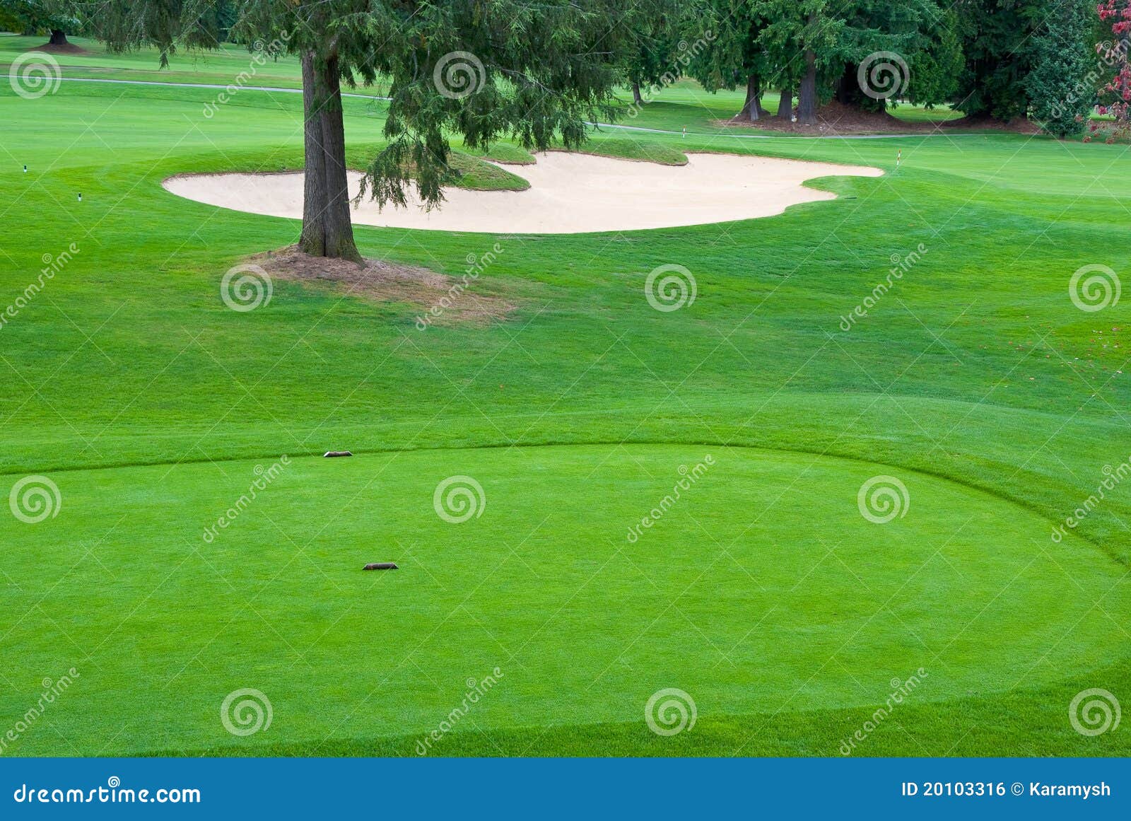 Beautiful golf place. stock photo. Image of luxury, colorful - 20103316
