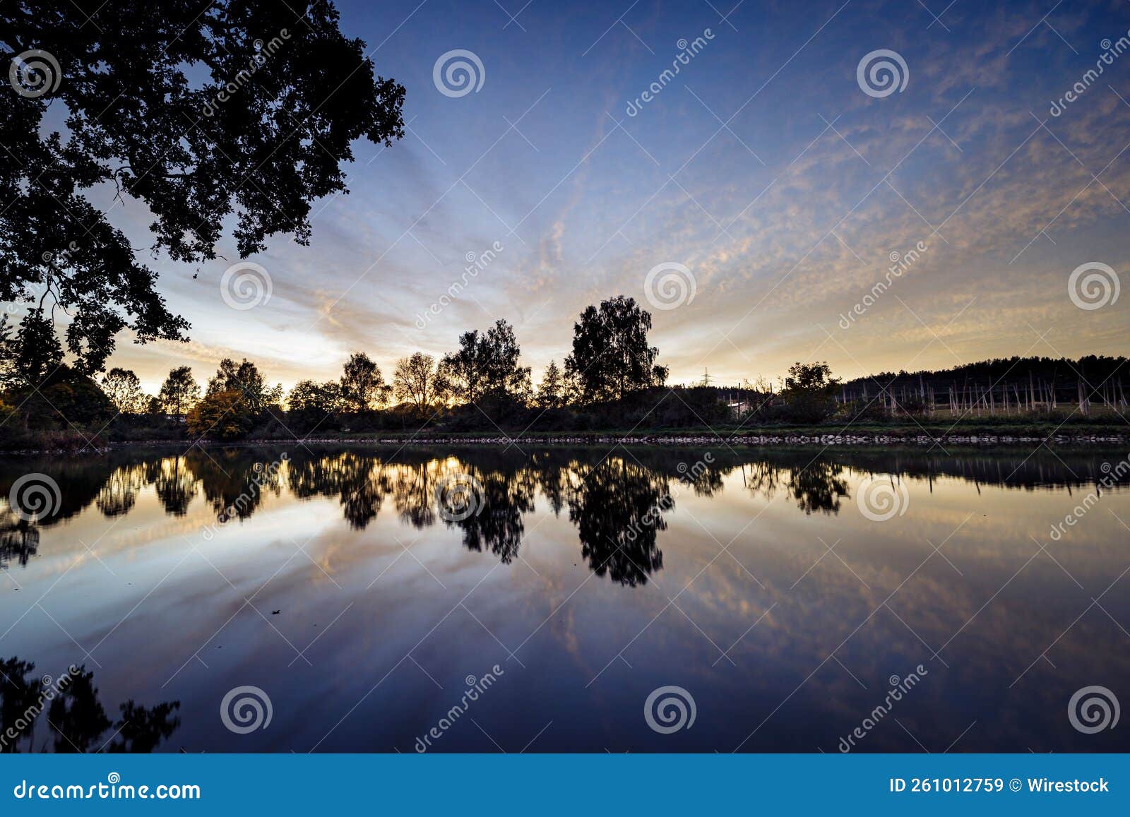 Gorgeous Sunset at the Pond Stock Image - Image of nature, sunrise ...