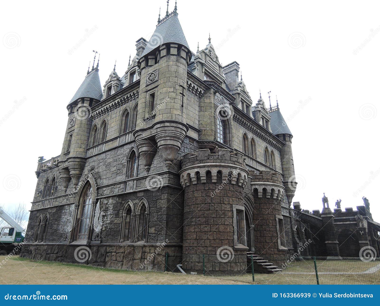 Beautiful Gothic Castle in Spring. Samara Region. 20 April 2017 ...