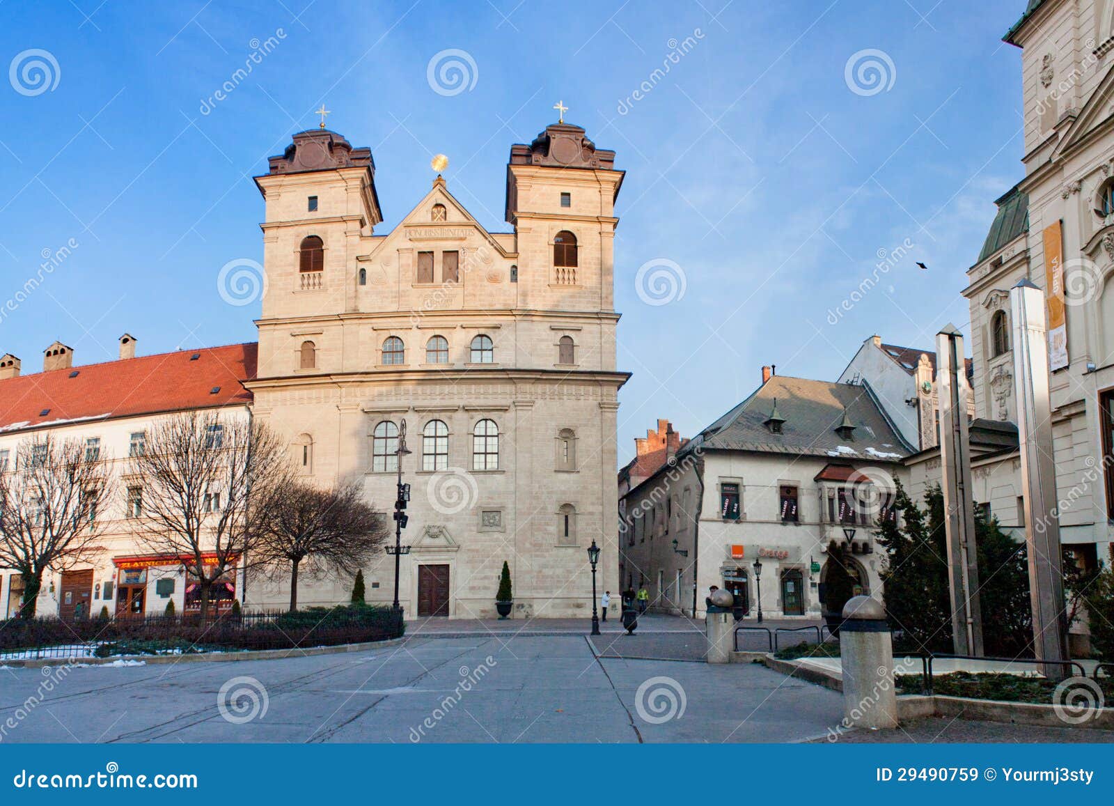 Beautiful Gothic Church in Kosice Editorial Stock Image - Image of ...