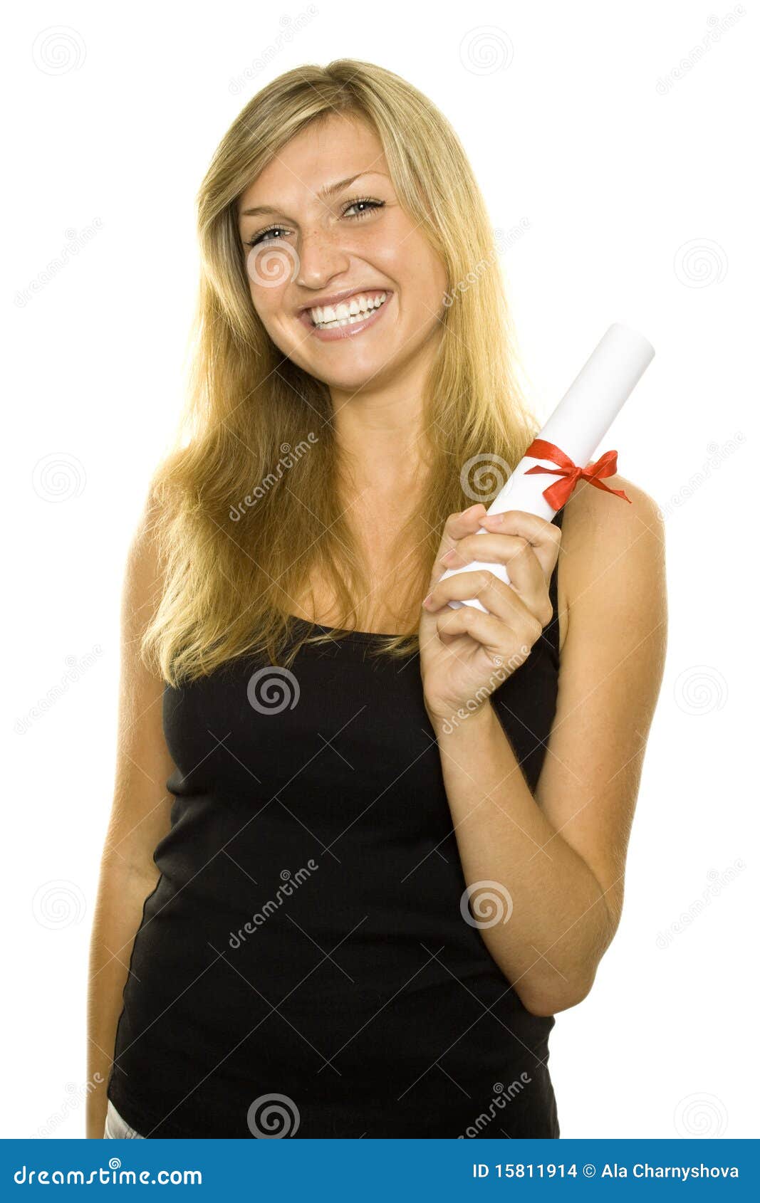 Beautiful Graduate stock photo. Image of foreground, caucasian - 15811914