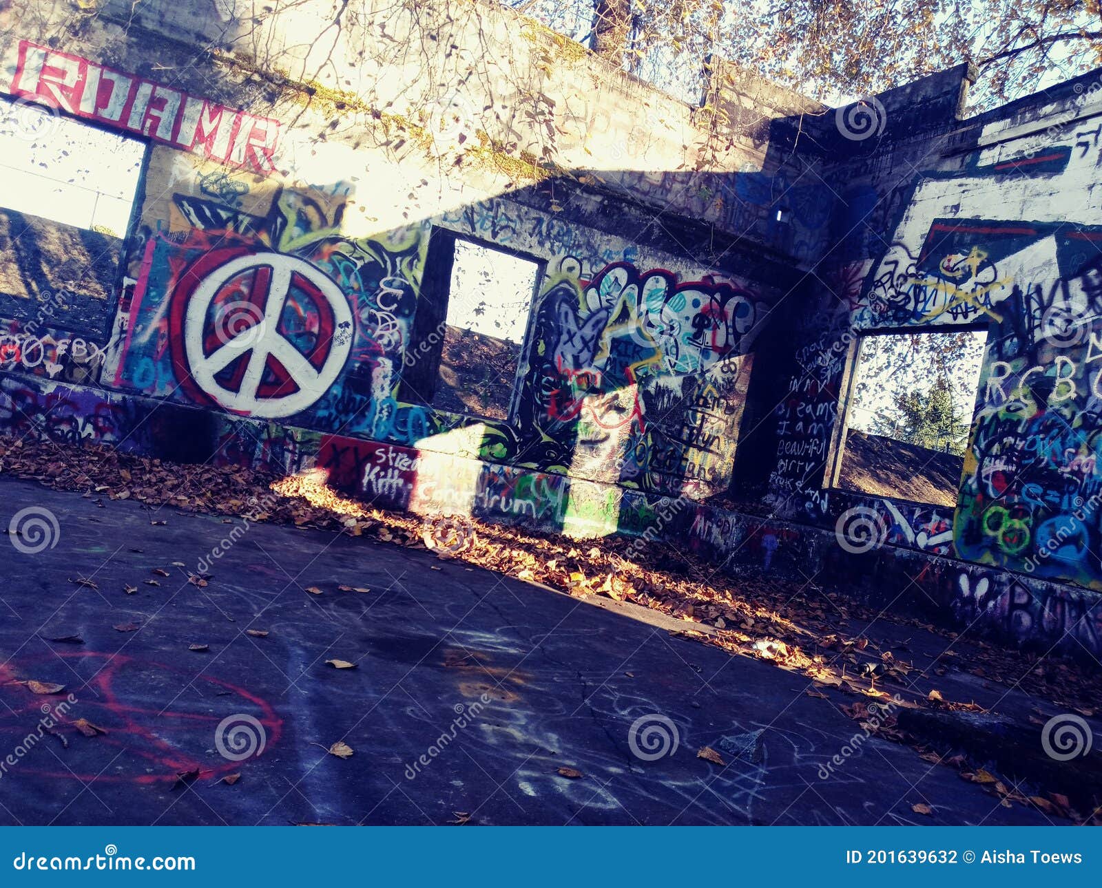 Beautiful Graffiti Art Of The Artists Dario Silva And Sergio On The Old ...