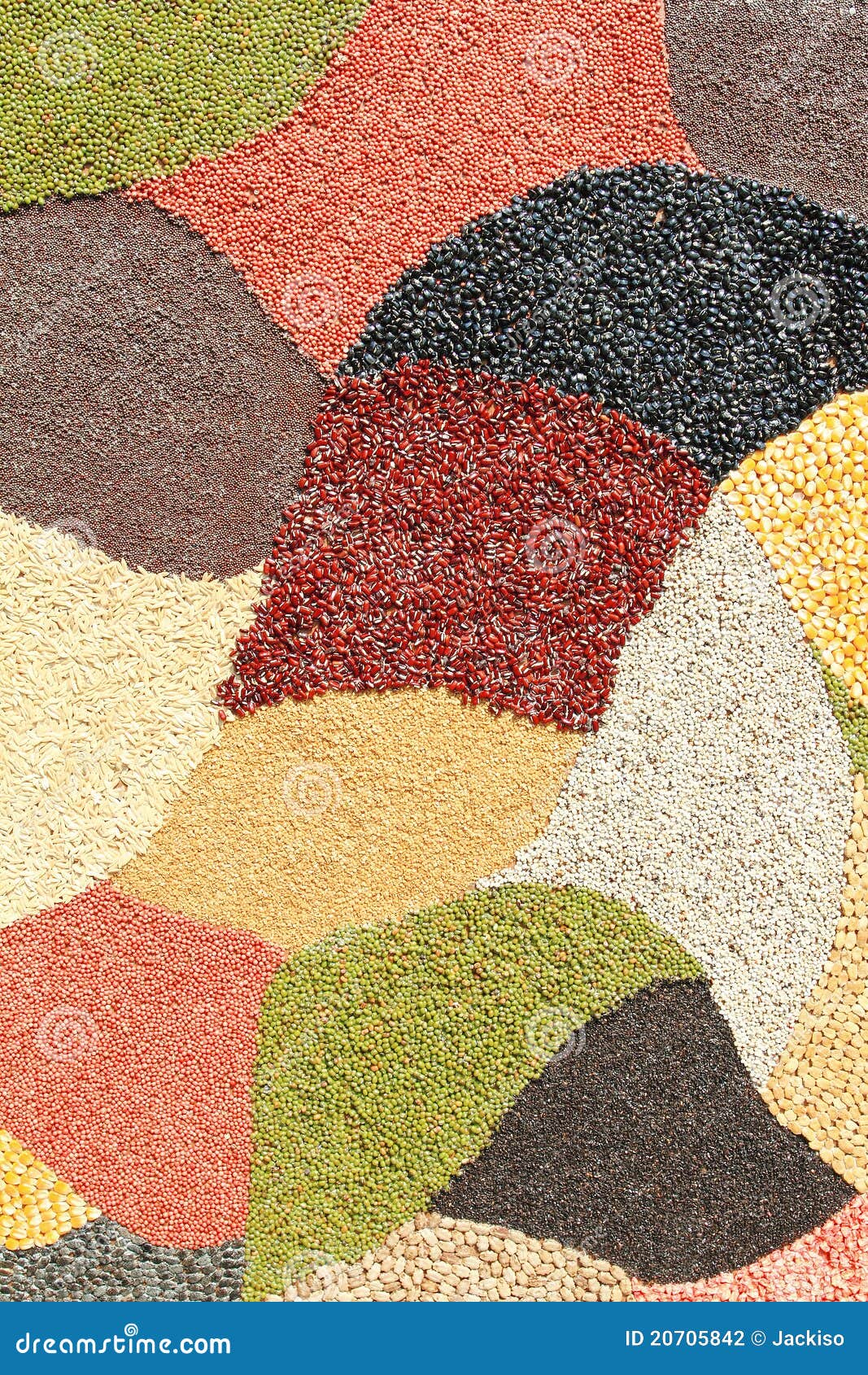 Beautiful Grain Arranged on the Wall Stock Photo - Image of health ...
