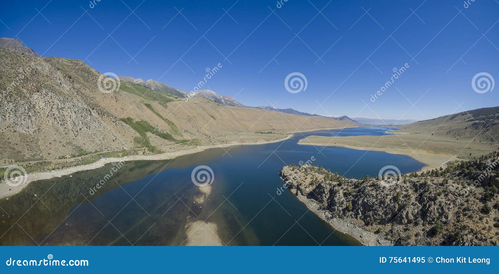 The beautiful Grant Lake stock image. Image of water - 75641495