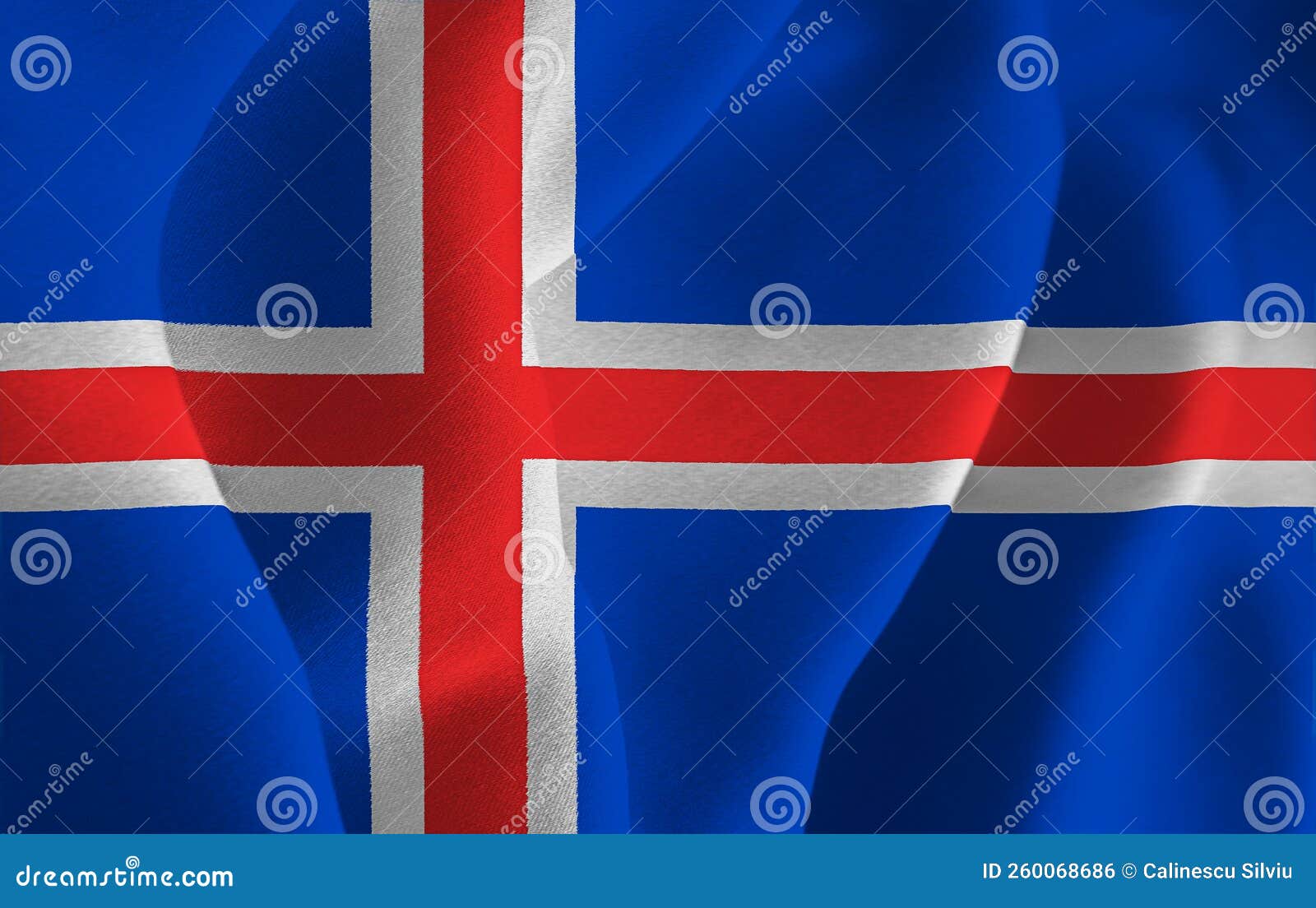 Iceland flag design 2 stock illustration. Illustration of government ...