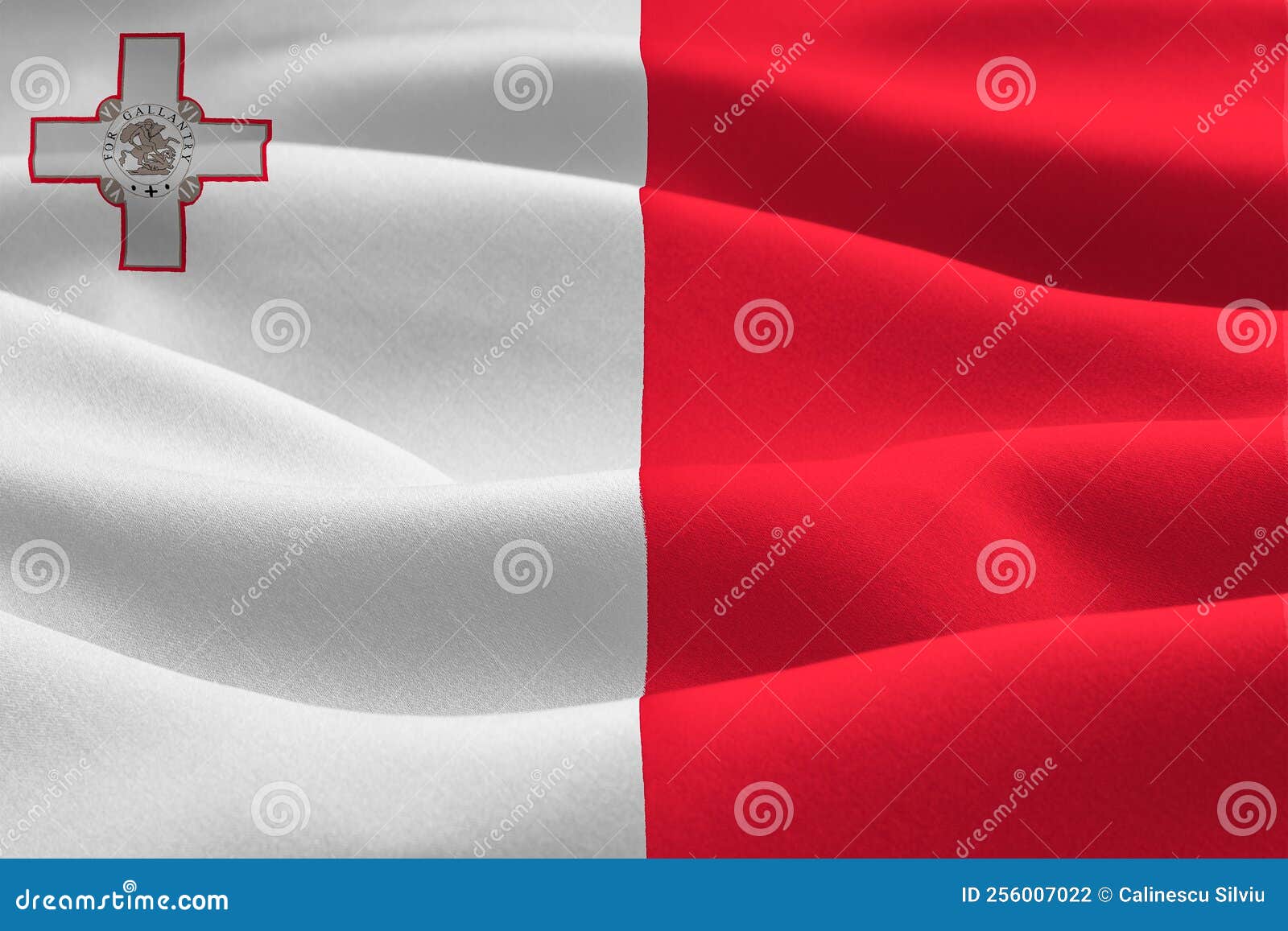 Malta flag design 3 stock illustration. Illustration of flag - 256007022