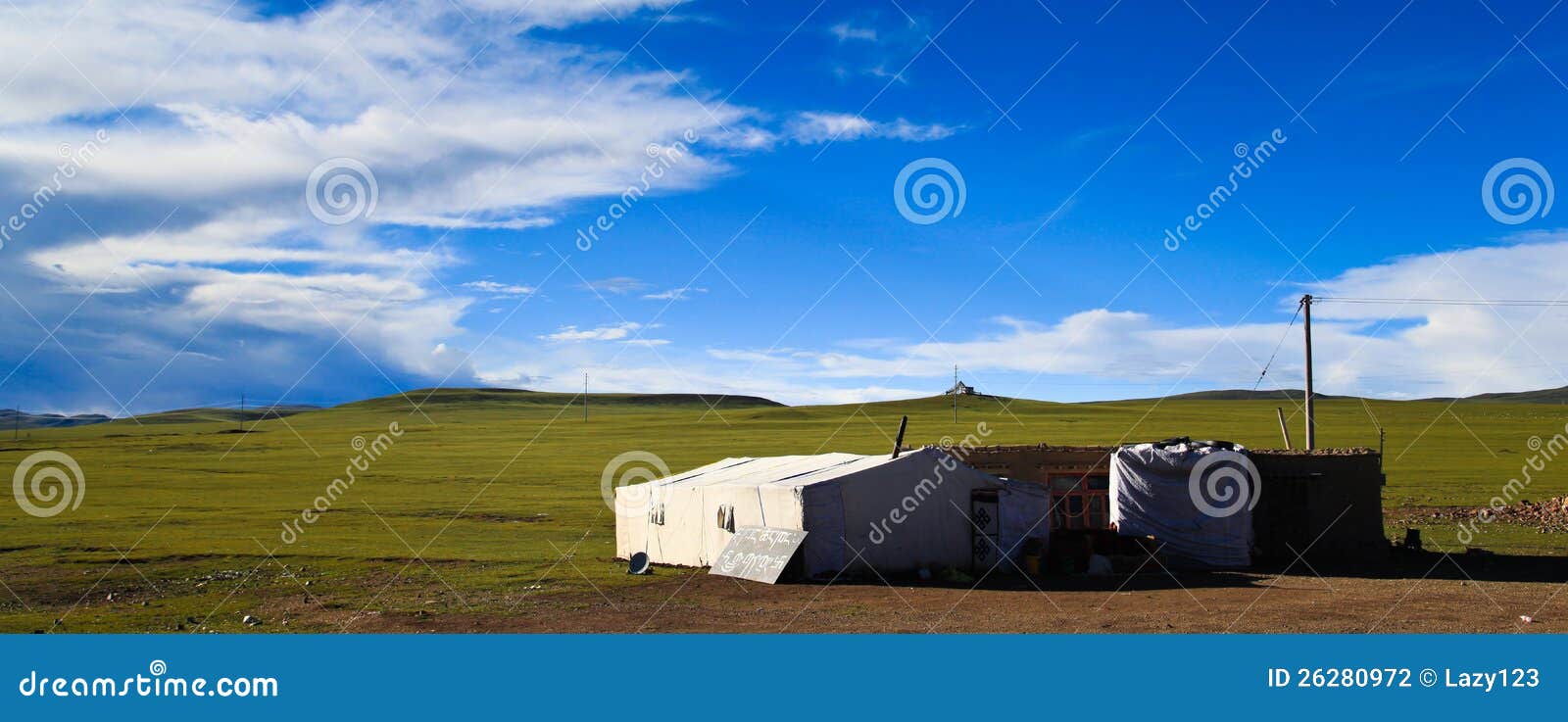 Beautiful grassland stock photo. Image of cloud, country - 26280972