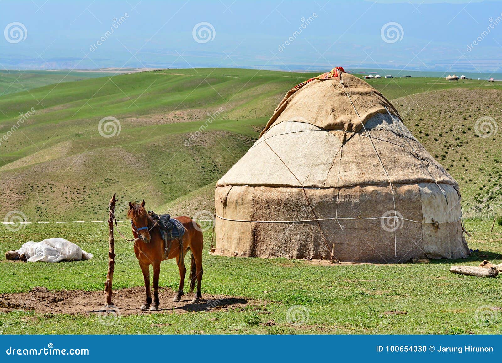 Beautiful Grassland in Xinjiang China Stock Photo - Image of steppe ...