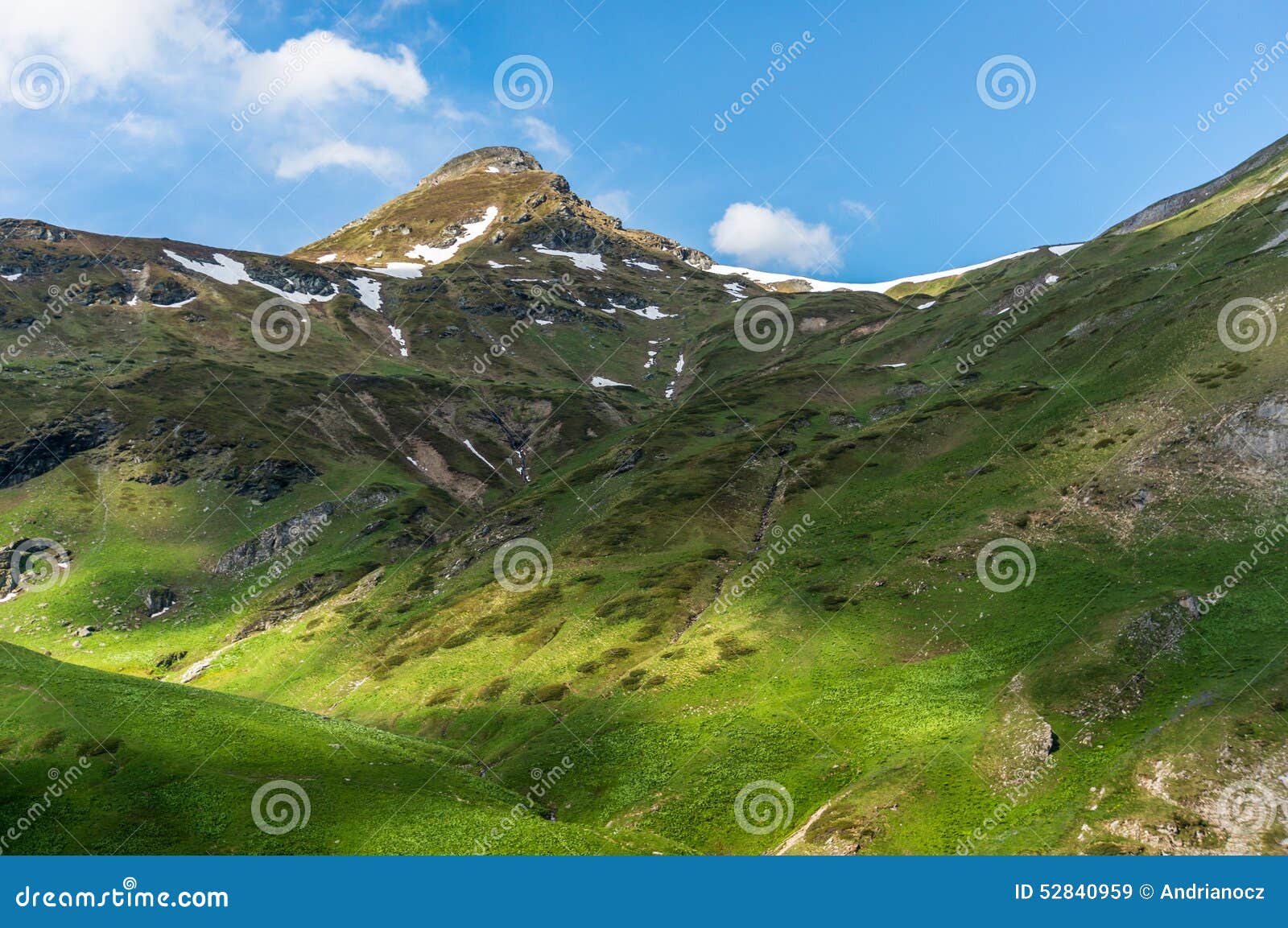 Beautiful grassy valley stock image. Image of macedonia - 52840959