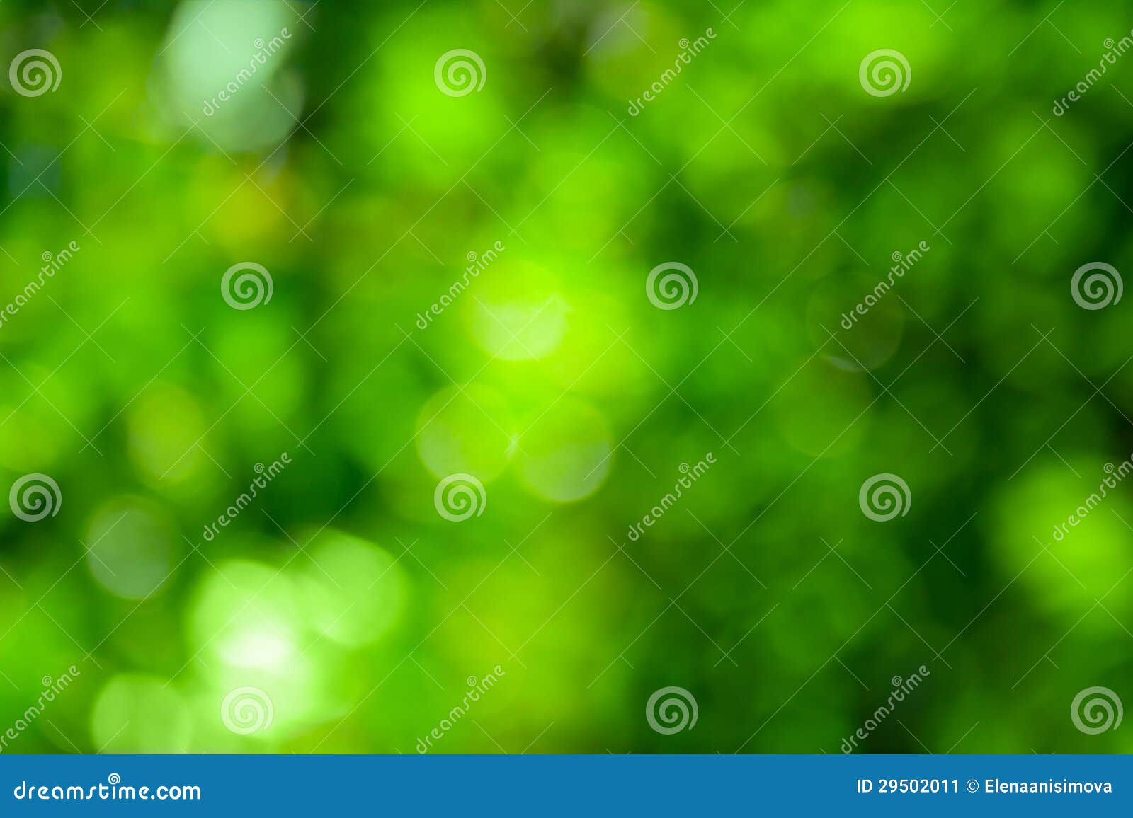 Beautiful Green Bokeh. Bright Natural Background. Stock Image - Image ...