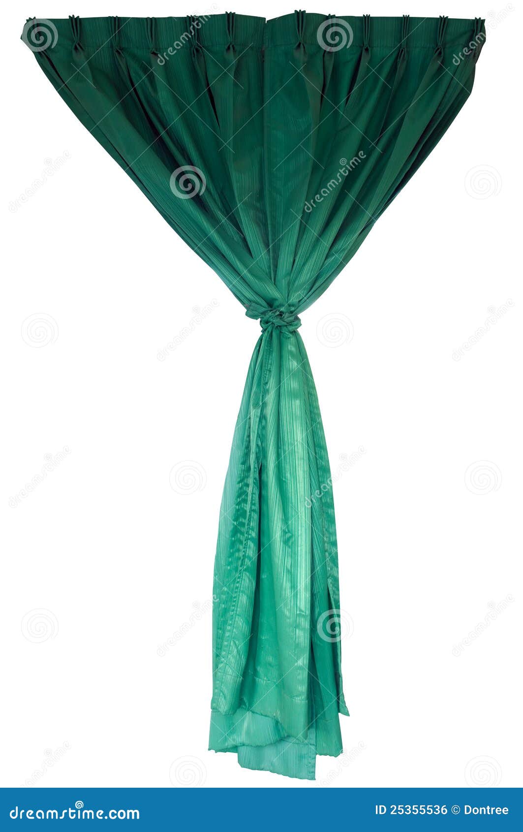 Beautiful Green Cloth Curtains Stock Photo - Image of drapes, beautiful ...