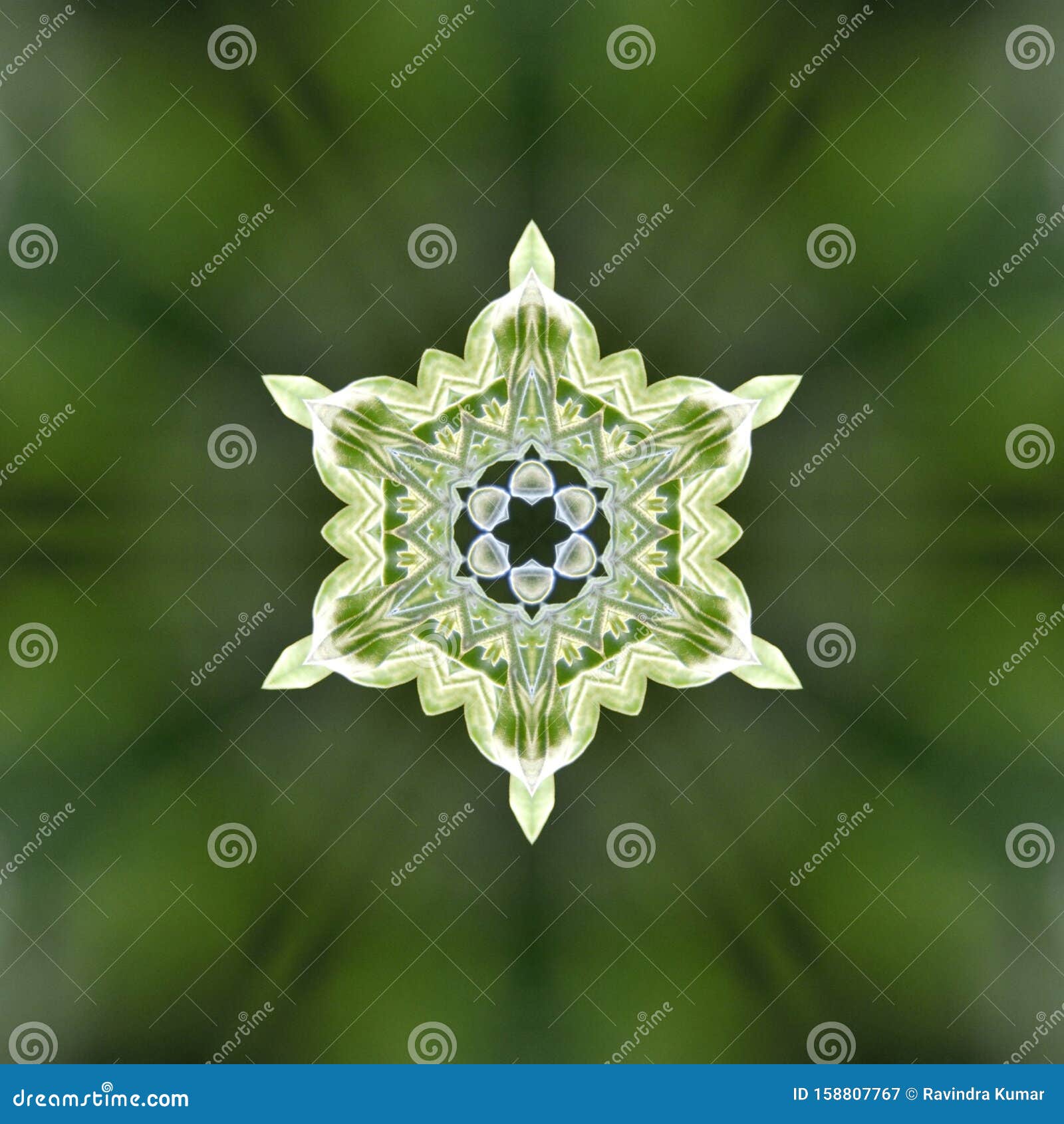 Beautiful Green Pattern Design for Fabric and Decorations Stock Image ...