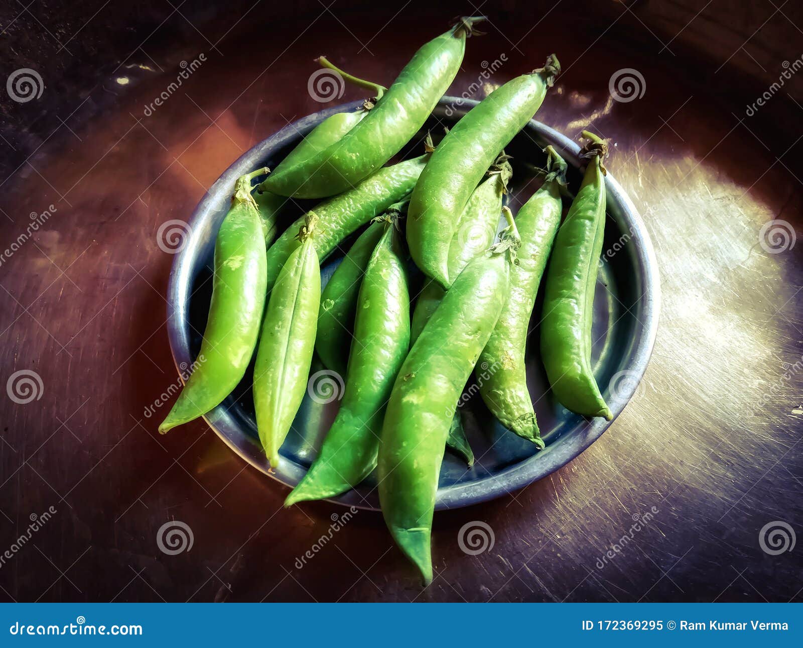 Beautiful Green Peas Vegetables Image India Stock Image - Image of ...