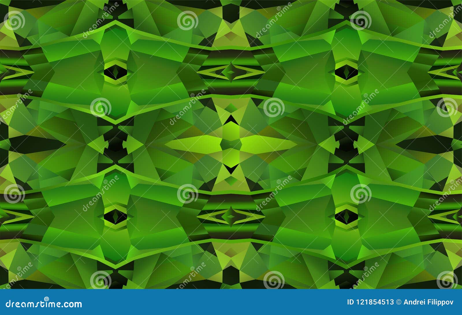 Seamless Pattern with Green Crystal Texture Stock Vector - Illustration ...