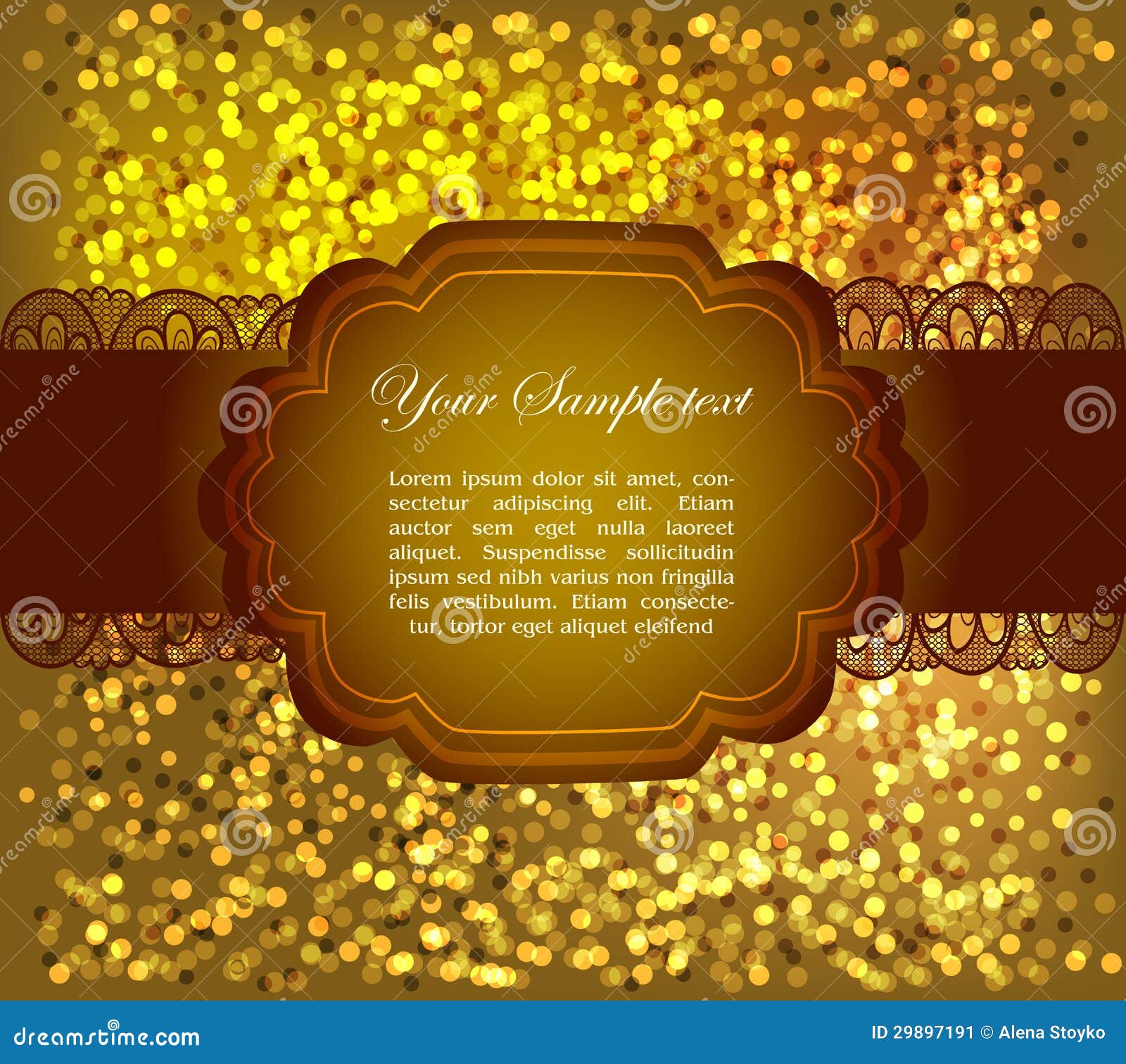 Beautiful greeting card stock vector. Illustration of celebrate - 29897191