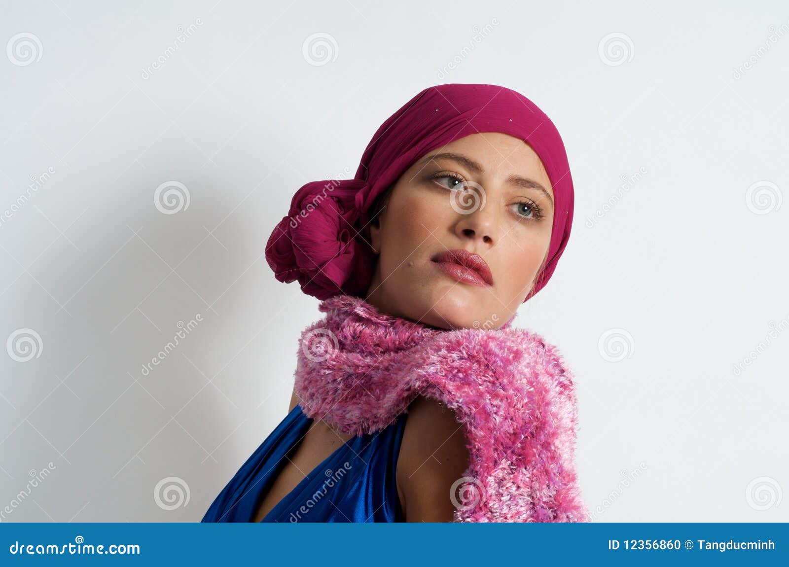 Beautiful Gypsy Model stock photo. Image of beauty, attractive - 12356860