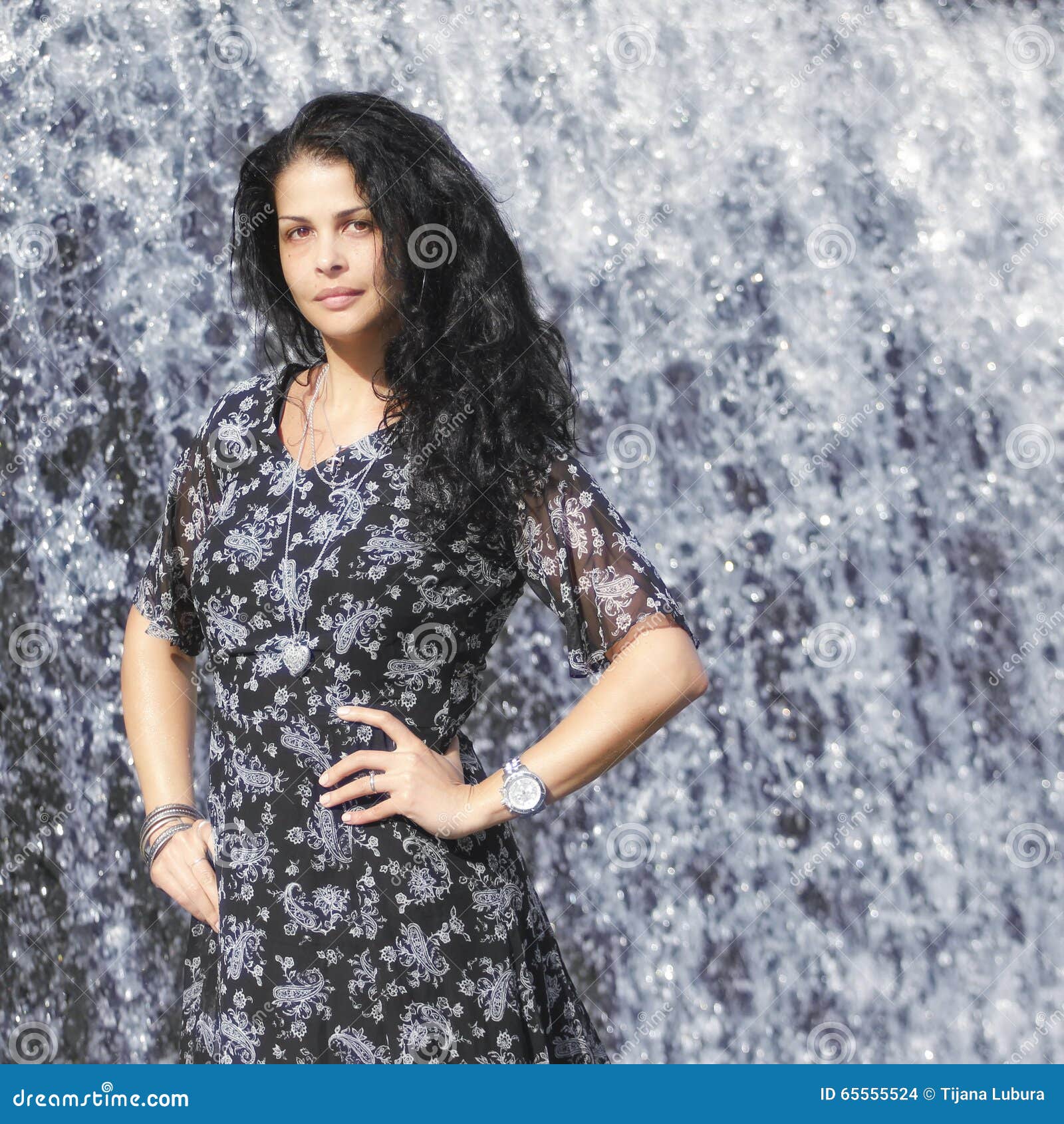 Beautiful girl stock photo. Image of curl, person, natural - 65555524