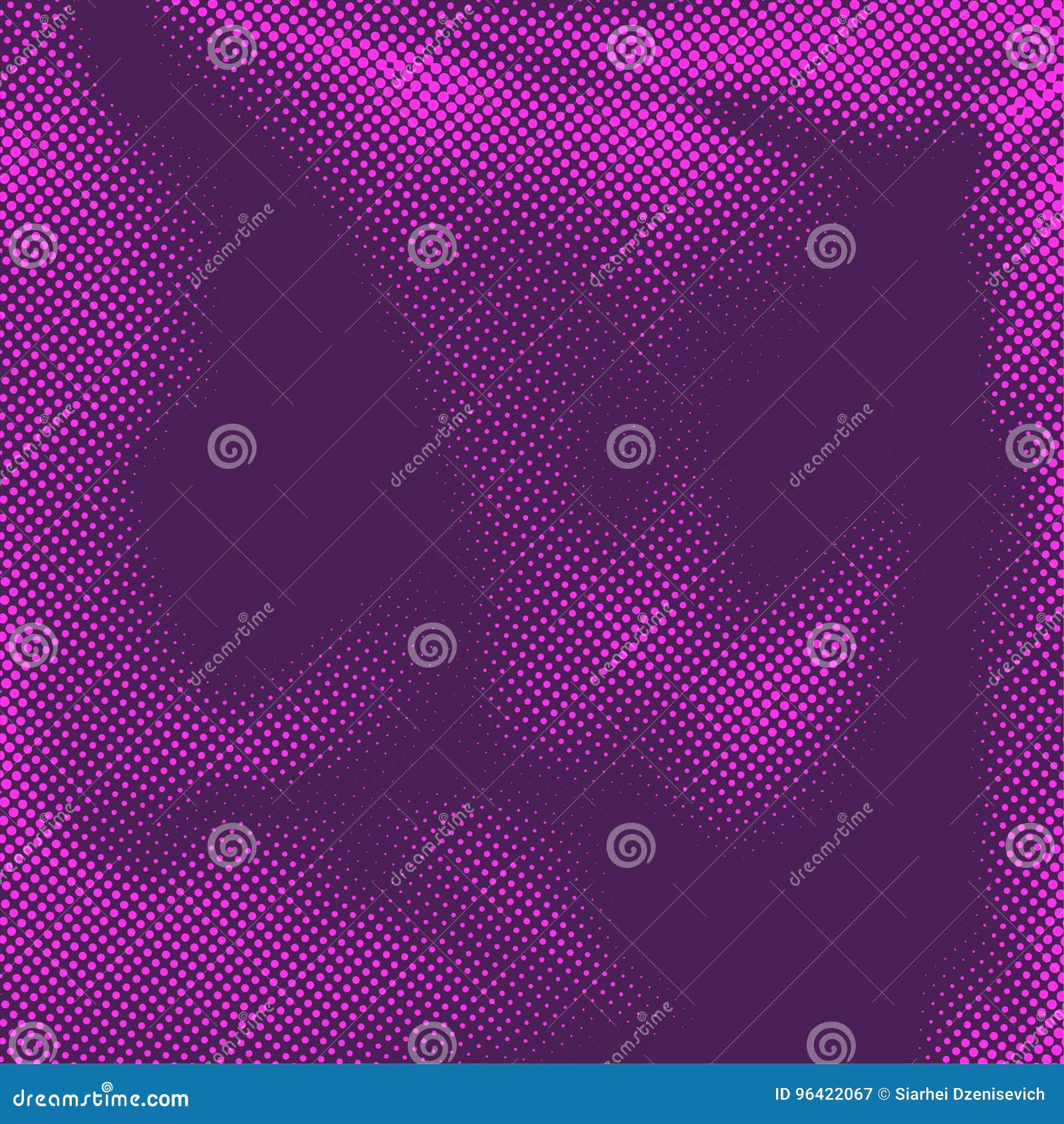 Beautiful Halftone Pink Dot Comic Book Style Distressed Layout. Stock ...