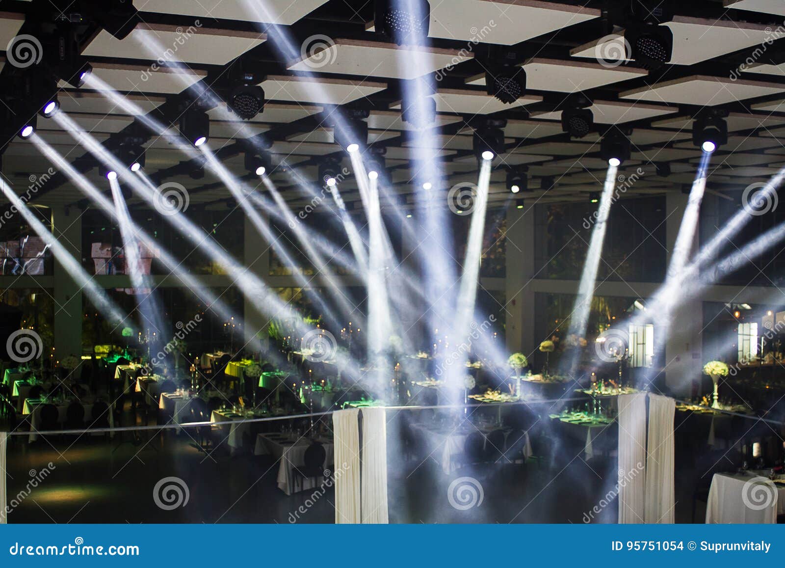 Beautiful Hall Lighting Celebrations. Stock Photo - Image of light ...