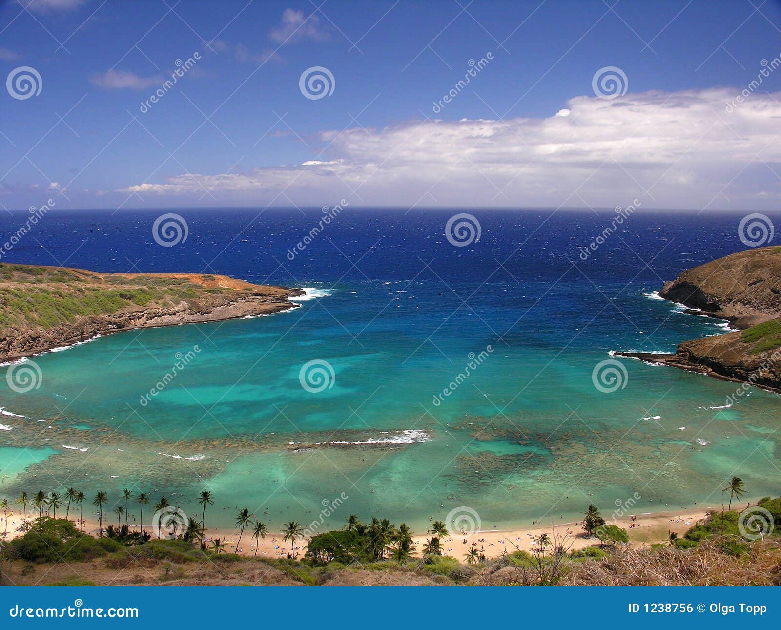 Hanauma Bay Royalty-Free Stock Photo | CartoonDealer.com #43386831