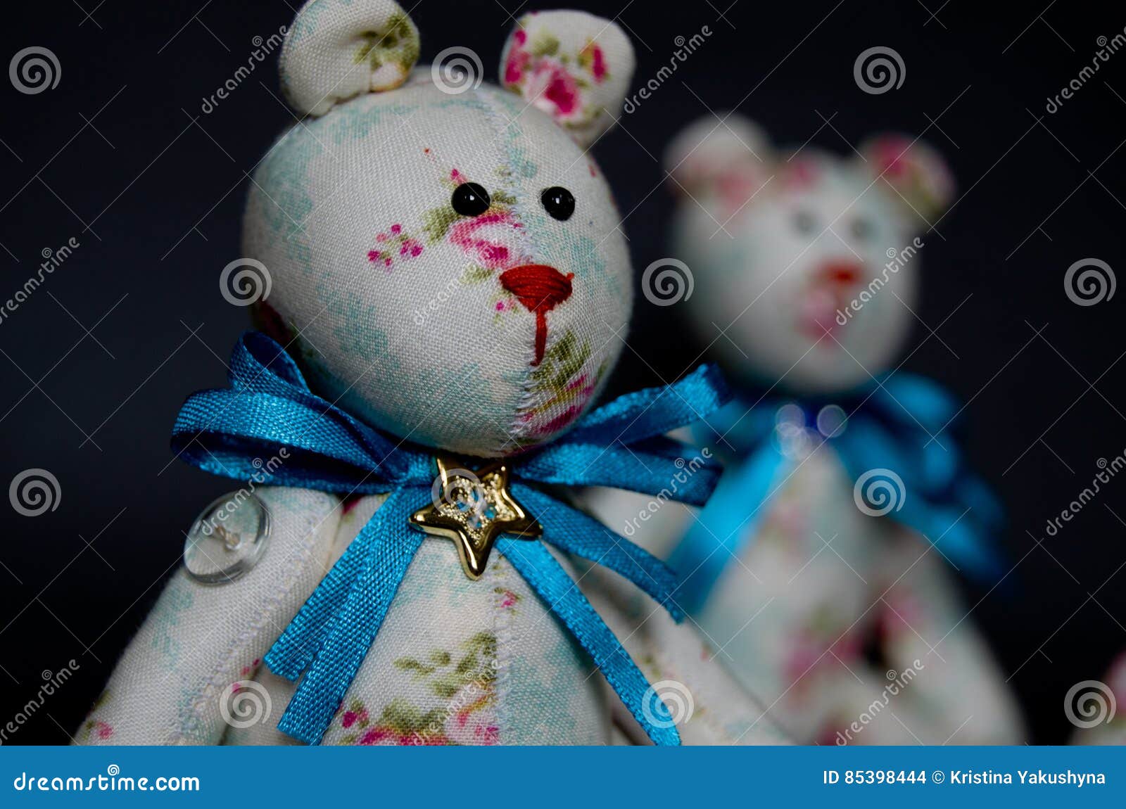 Beautiful handmade bears stock photo. Image of blue, bears - 85398444