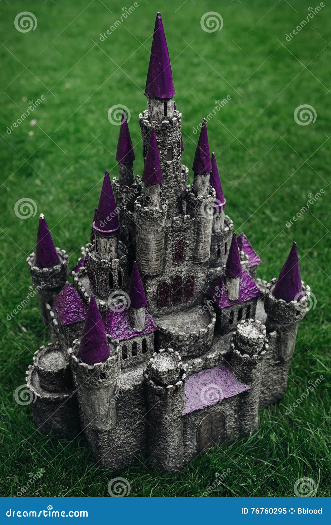 Beautiful handmade castle stock image. Image of medieval - 76760295