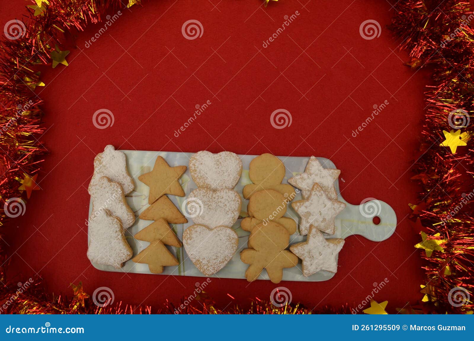 Beautiful Handmade Cookies for Christmas Celebration Stock Image ...