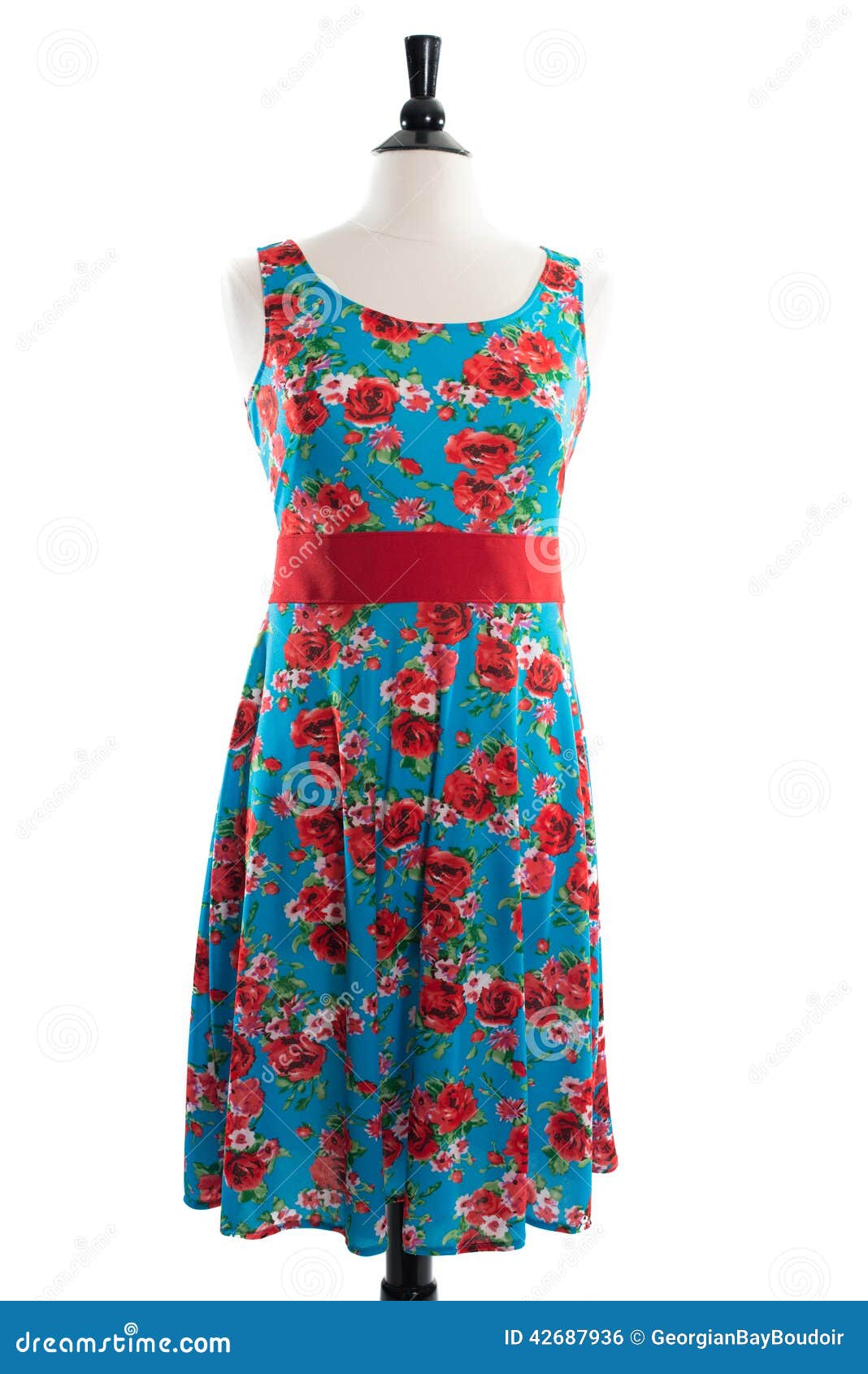 Beautiful Handmade Dress On Manequin Stock Photo - Image of dress ...