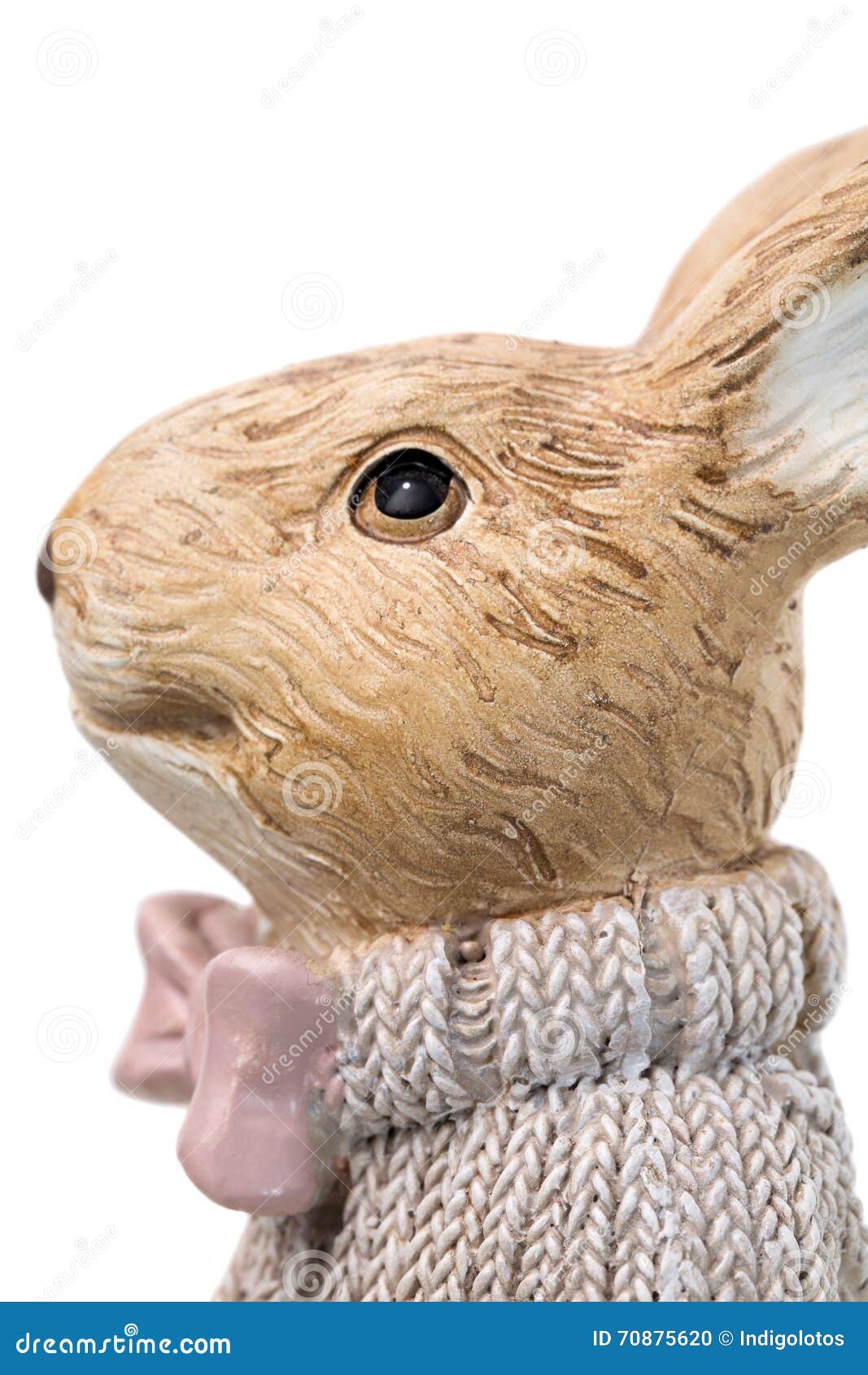 Beautiful Handmade Easter Rabbit. Stock Photo - Image of white, spring ...
