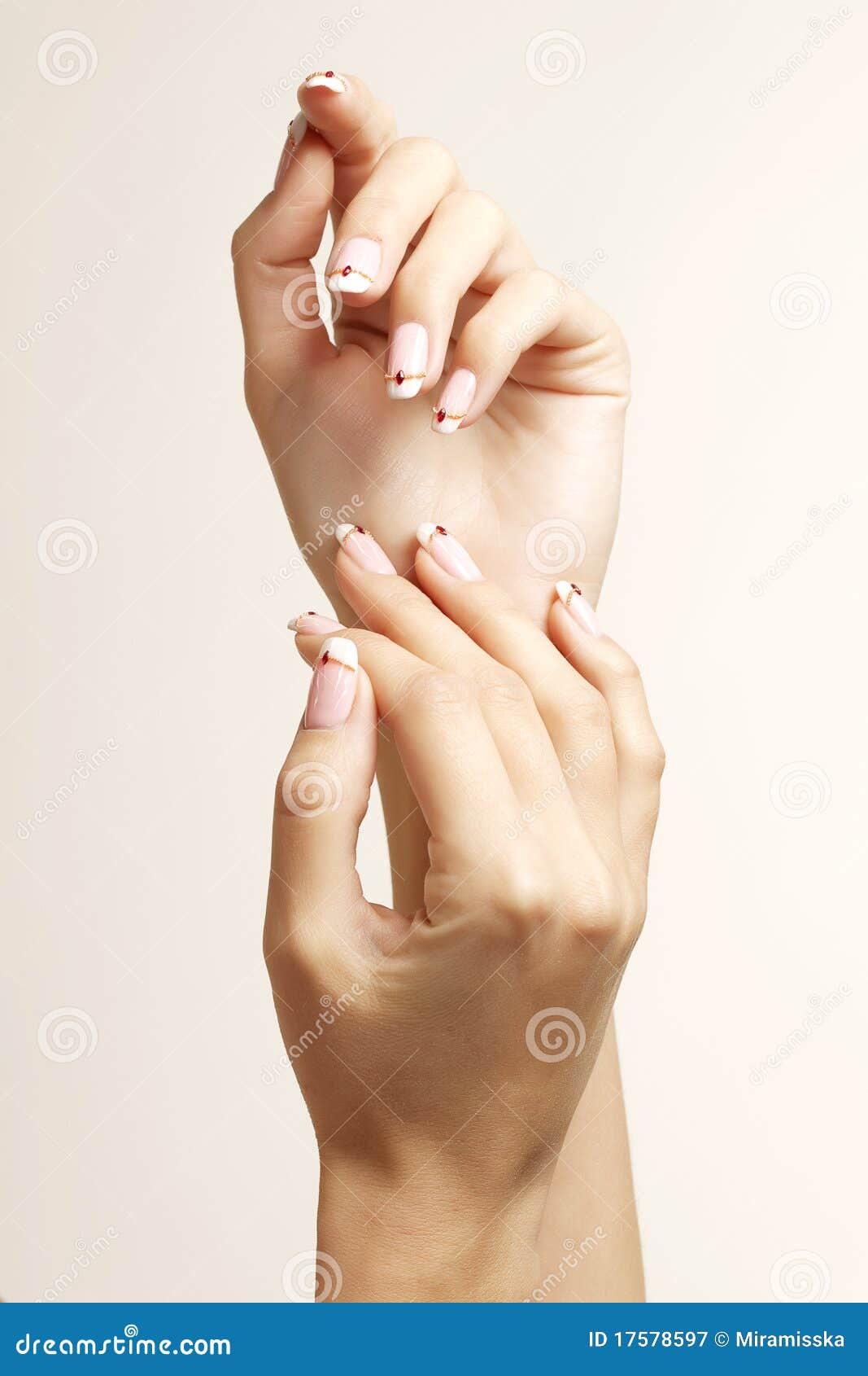 Beautiful Hands with Beautiful Nails Stock Image - Image of finger ...