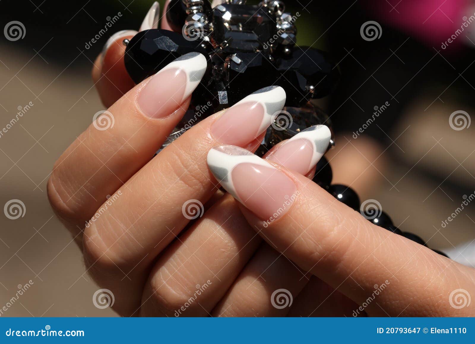 Beautiful hands and nails stock image. Image of feminine - 20793647
