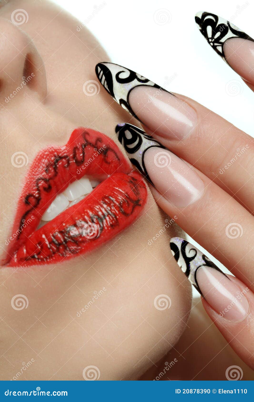 Beautiful hands and nails stock photo. Image of feminine - 20878390