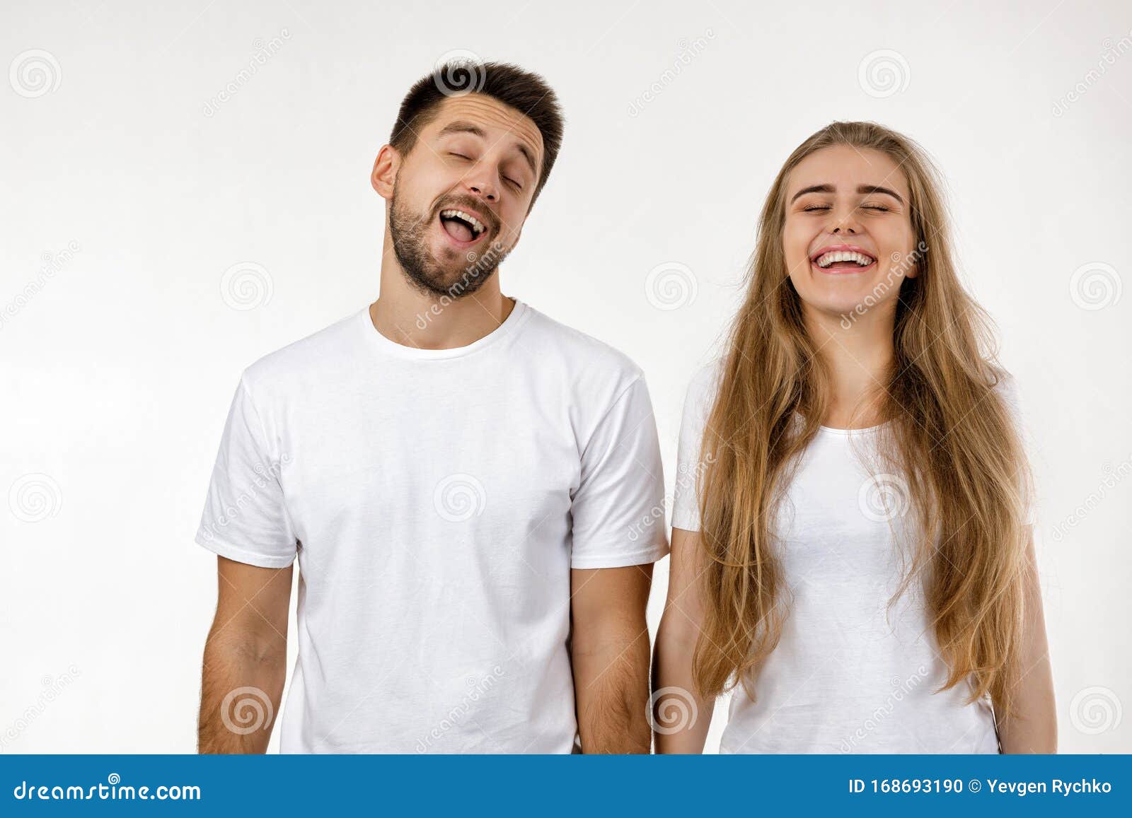 Beautiful Happy Couple Having Fun Stock Photo - Image of isolated ...