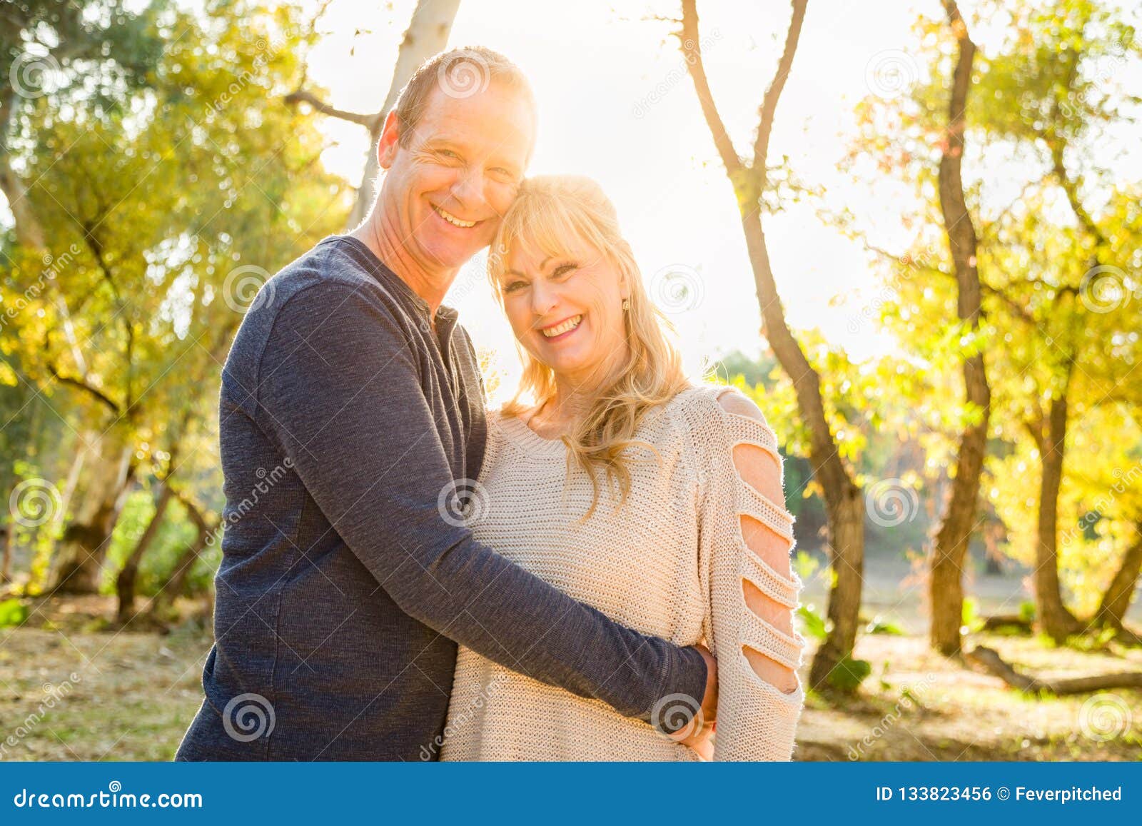 Happy Middle Aged Caucasian Couple Portrait Outdoors Stock Photo ... Happy Middle Aged Caucasian Couple Portrait Outdoors Stock Photo ...