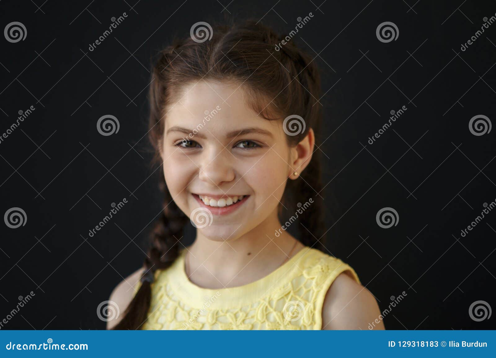 Beautiful Happy Smiling Teen Girl Over Blue Background Stock Image ... Beautiful Happy Smiling Teen Girl Over Blue Background Stock Image ...