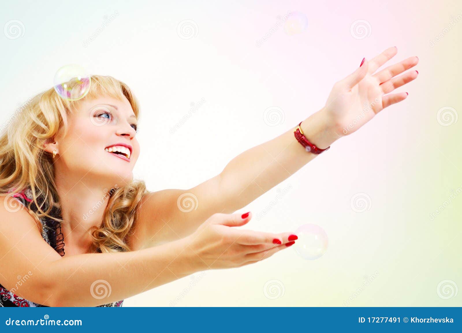 Beautiful happy woman stock image. Image of beautiful - 17277491