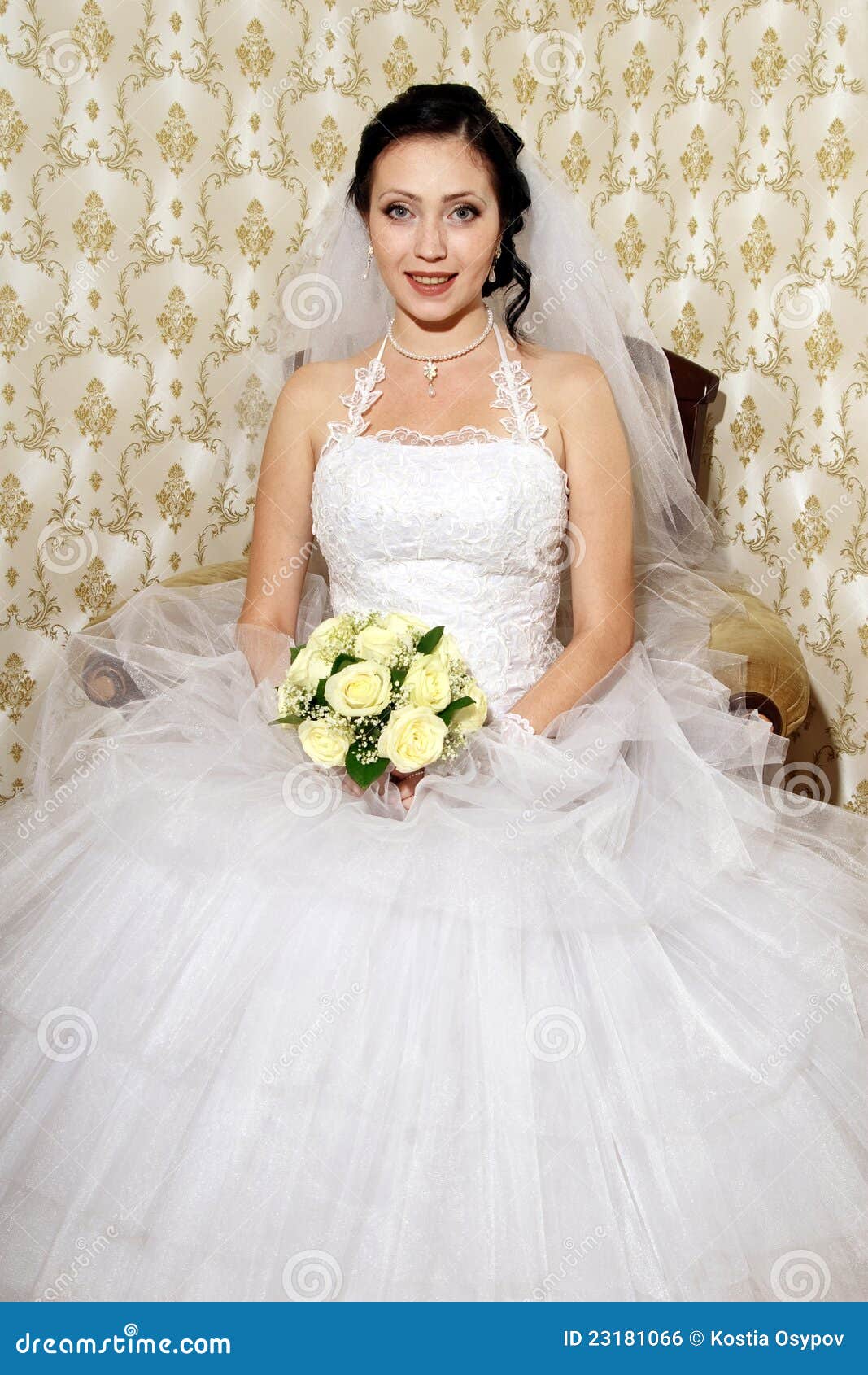 Beautiful Happy Young Bride Stock Photo - Image of bride, caucasian ...