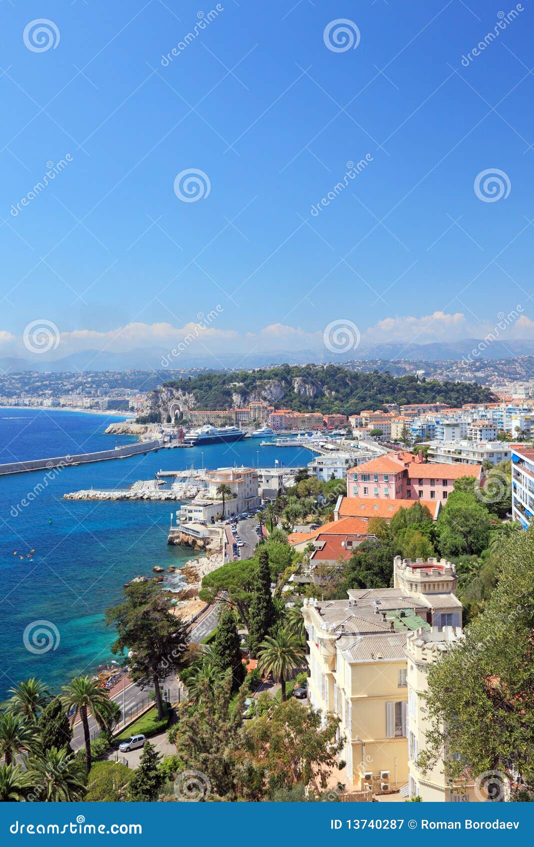 Nice France French Riviera View Mediterranean Cote Sea Europe Travel ...